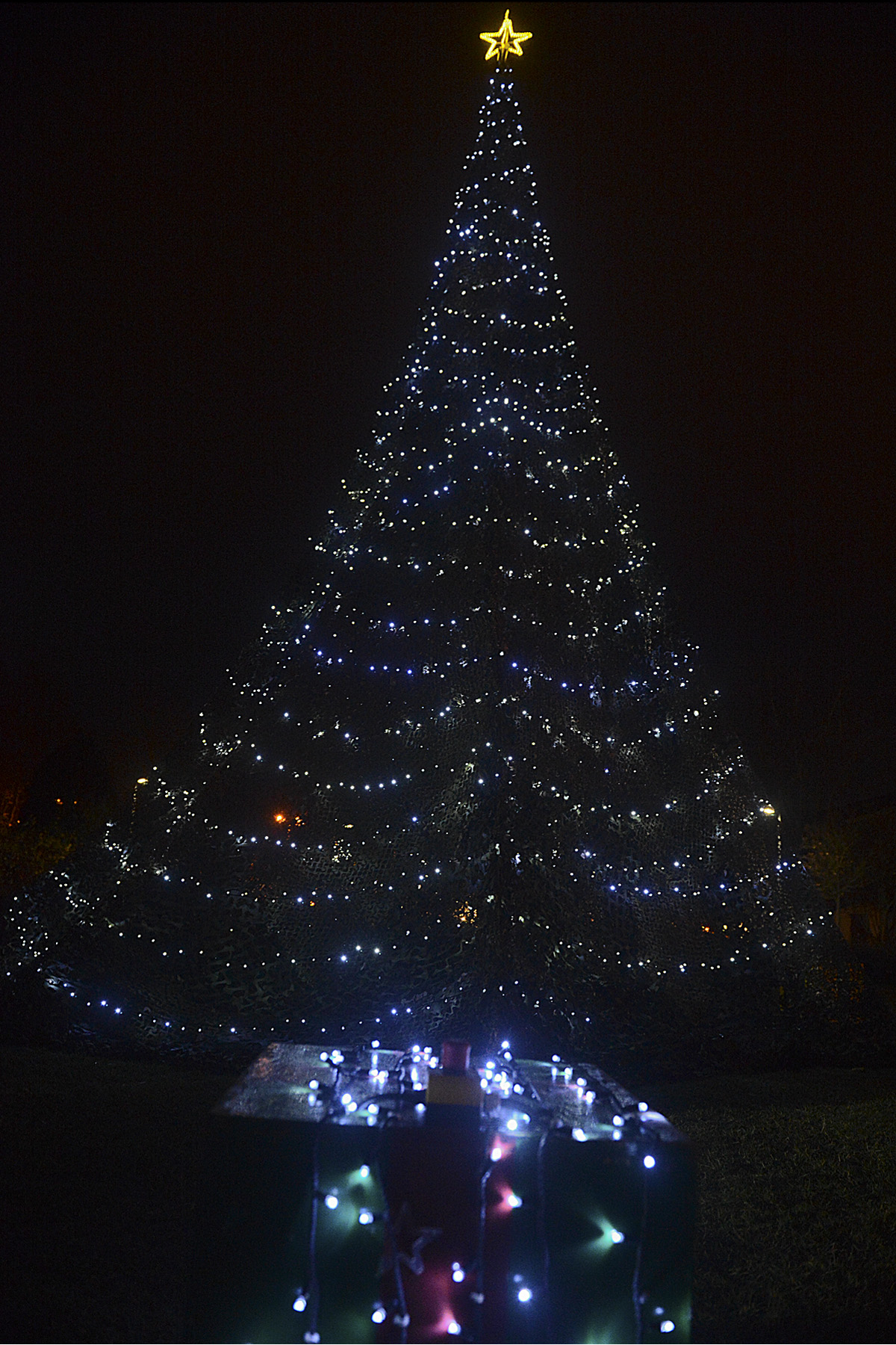 Wing Christmas tree spreads holiday spirit, savings > Royal Air Force ...