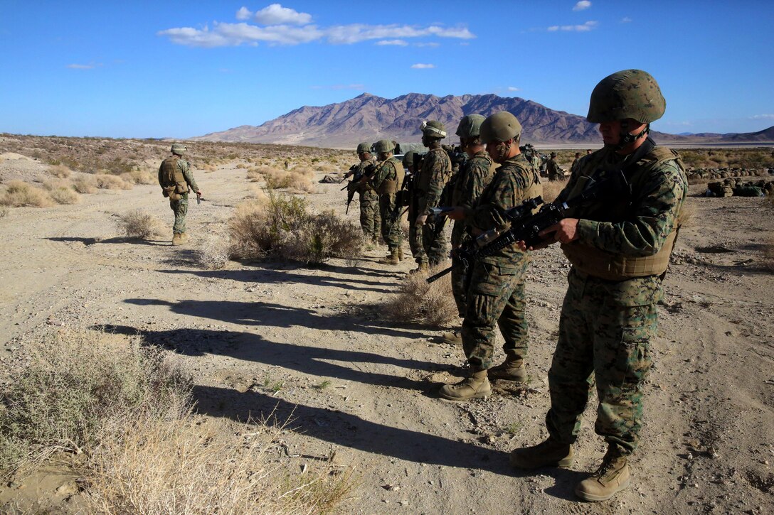 Marines spend week at Fort Irwin to maintain combat readiness