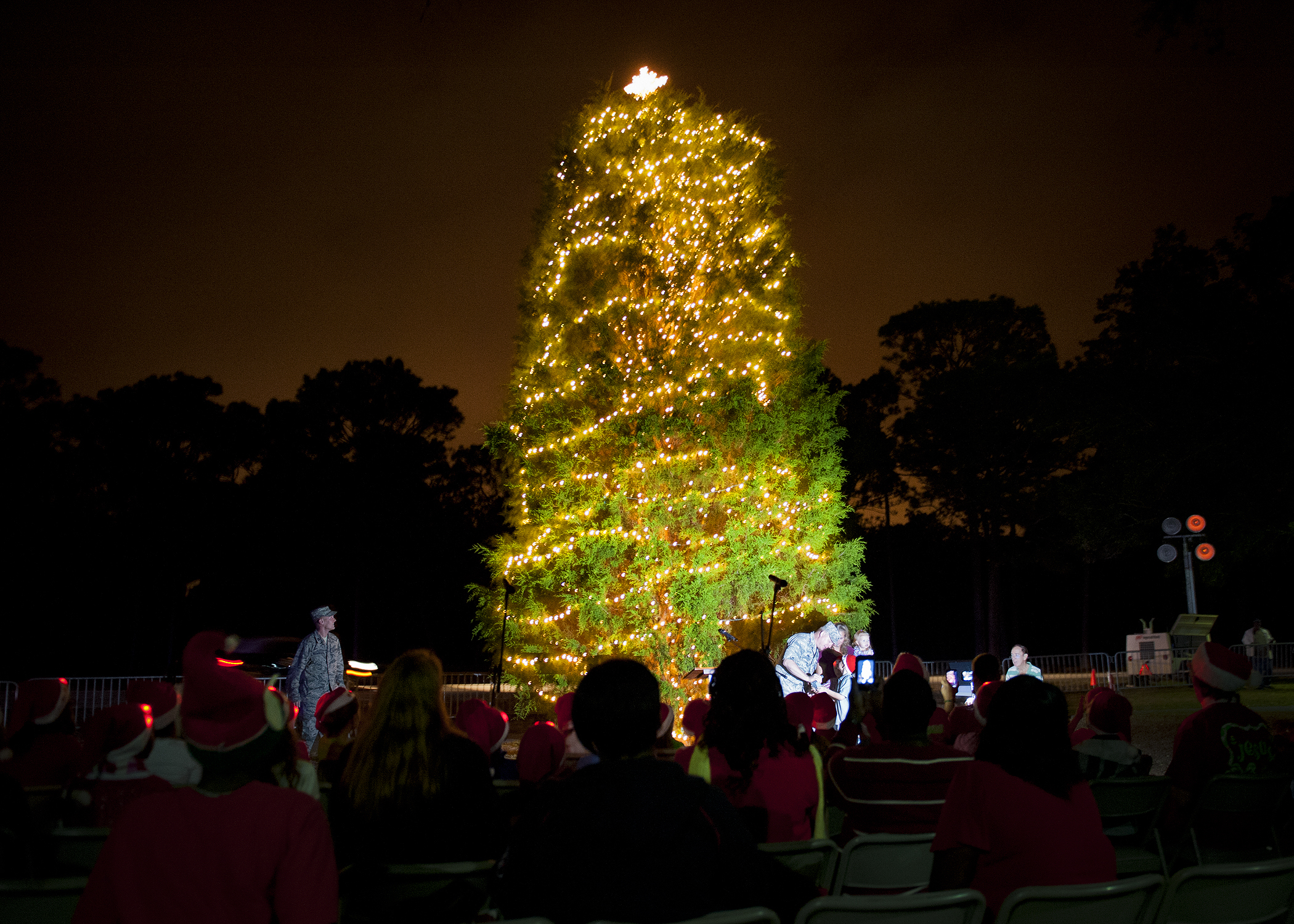 Tree lighting ceremony inspires holiday cheer > Eglin Air Force Base ...