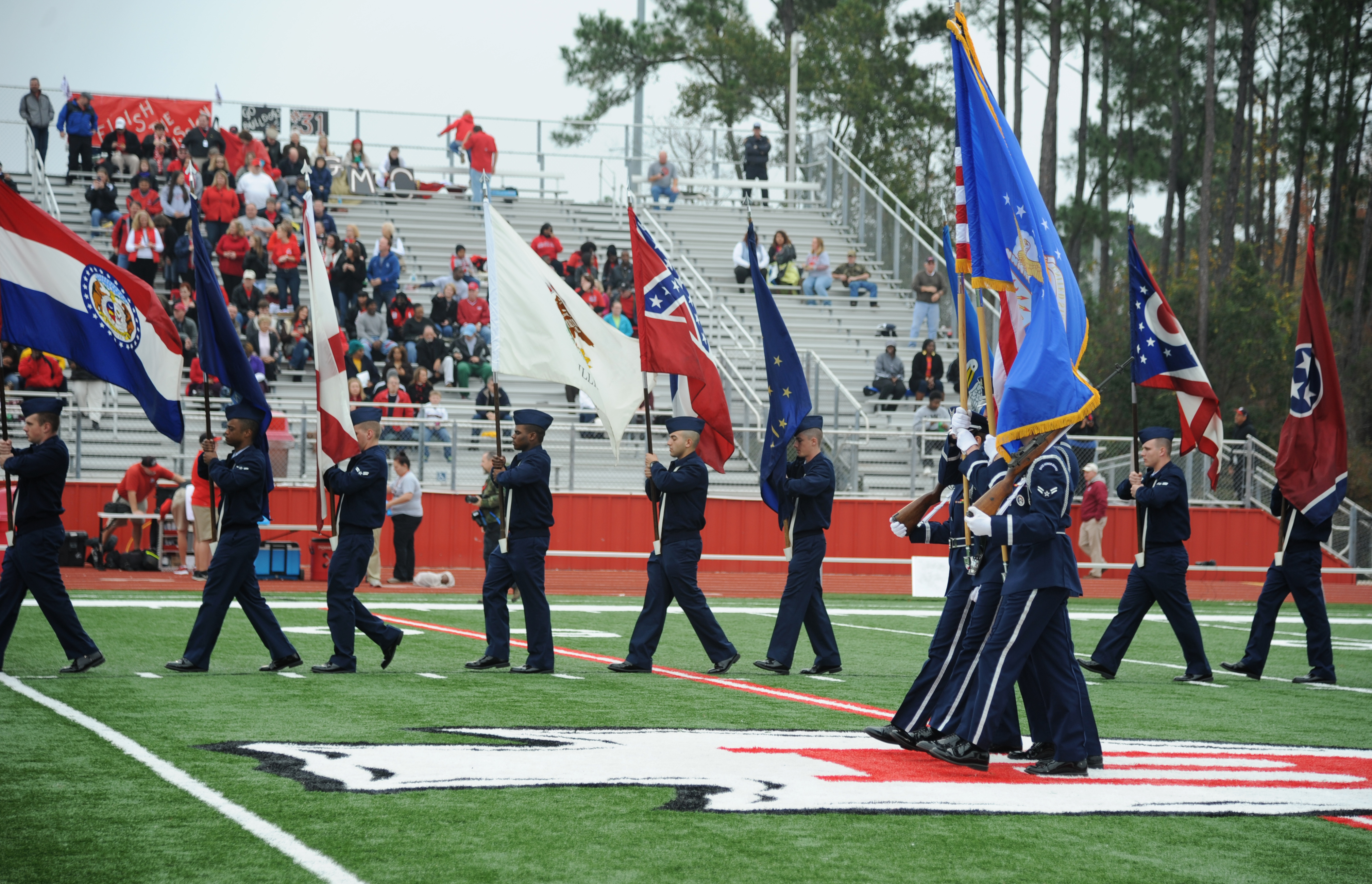 Keesler takes field during Mississippi Bowl game > Keesler Air Force ...
