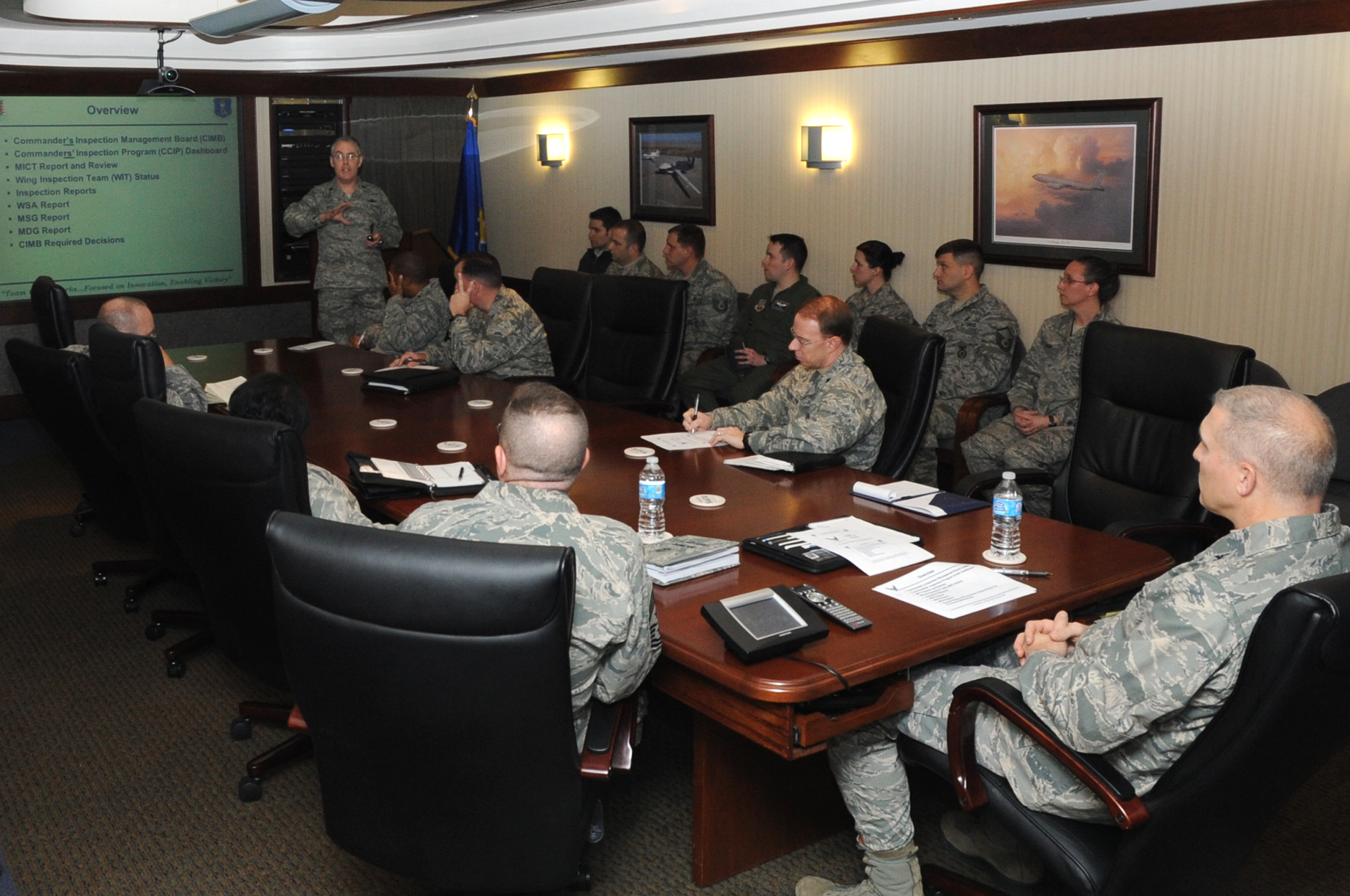 Inspector General briefs new program to Wing leadership > Grand Forks ...