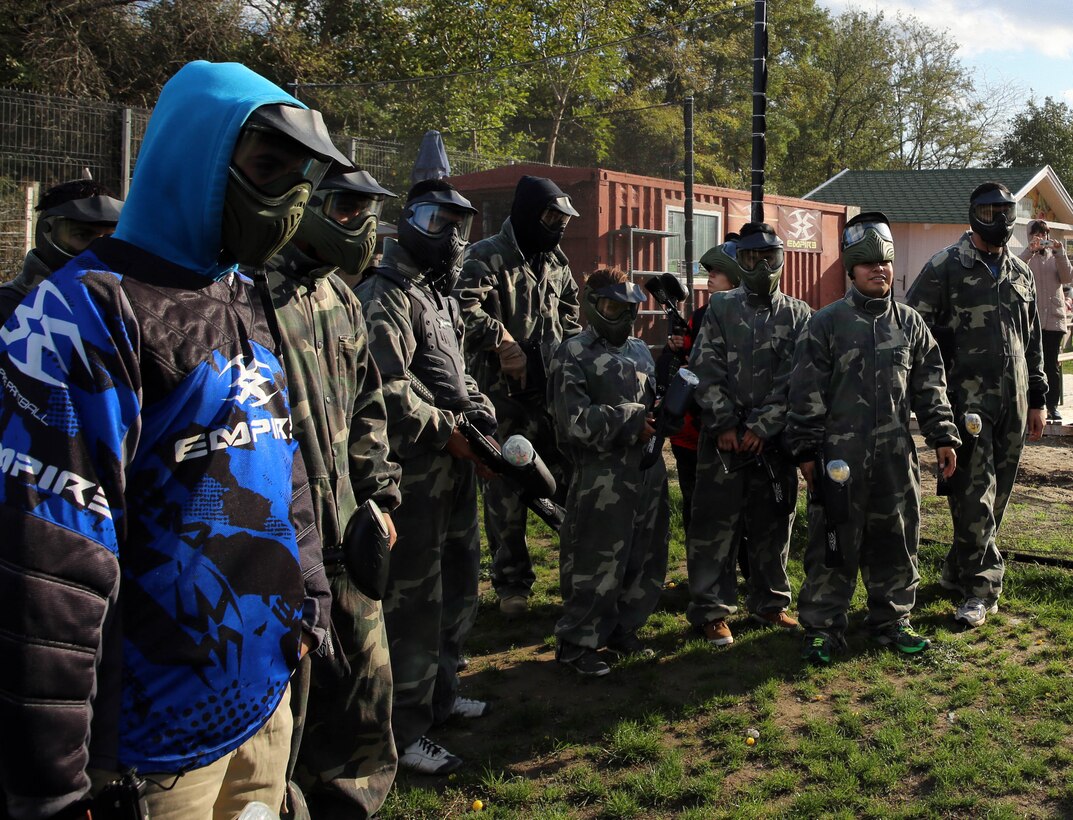 BSRF-14 Marines, sailors fire away in paintball
