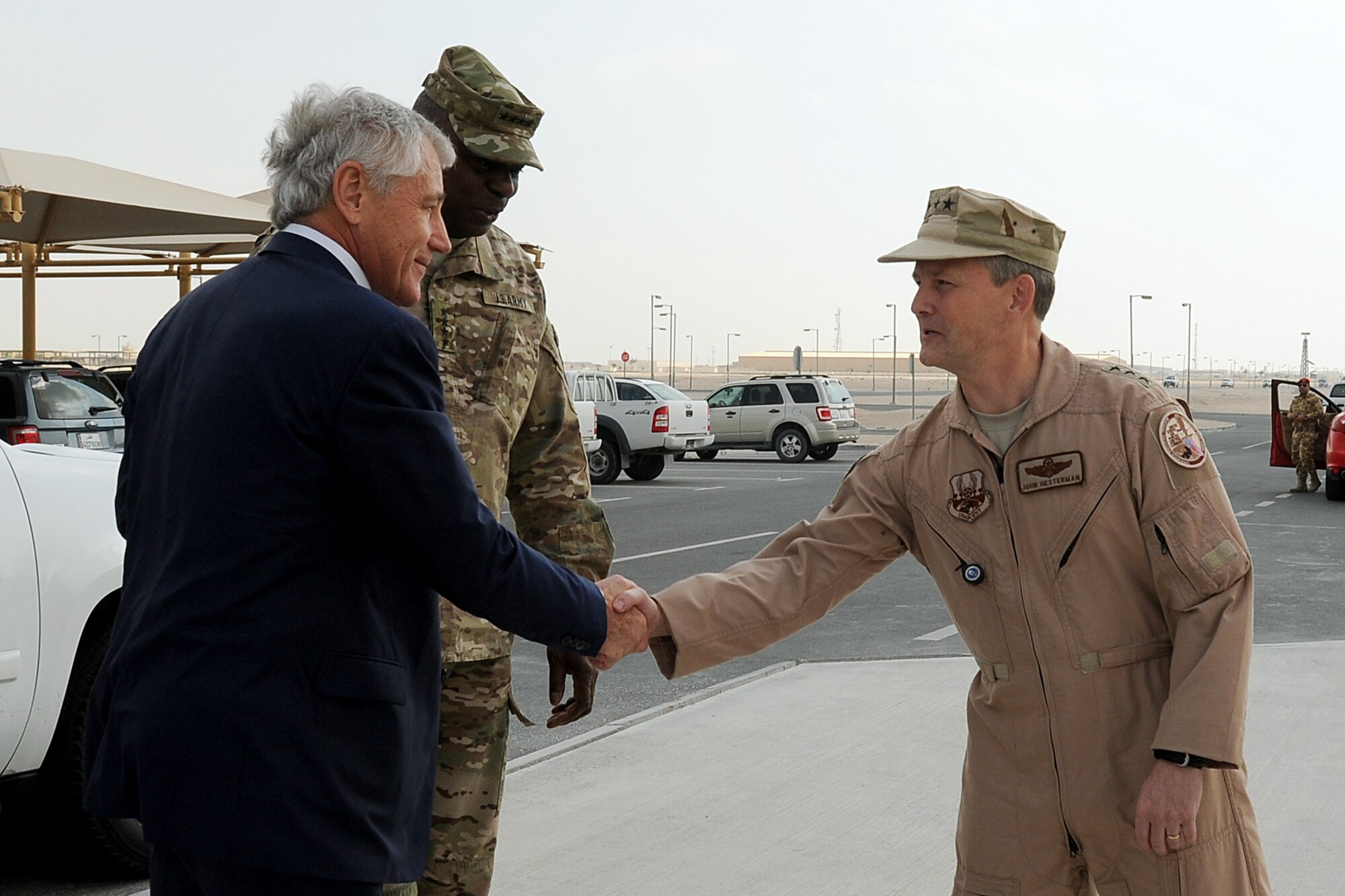 Hagel visits troops in Southwest Asia > U.S. Air Forces Central > News
