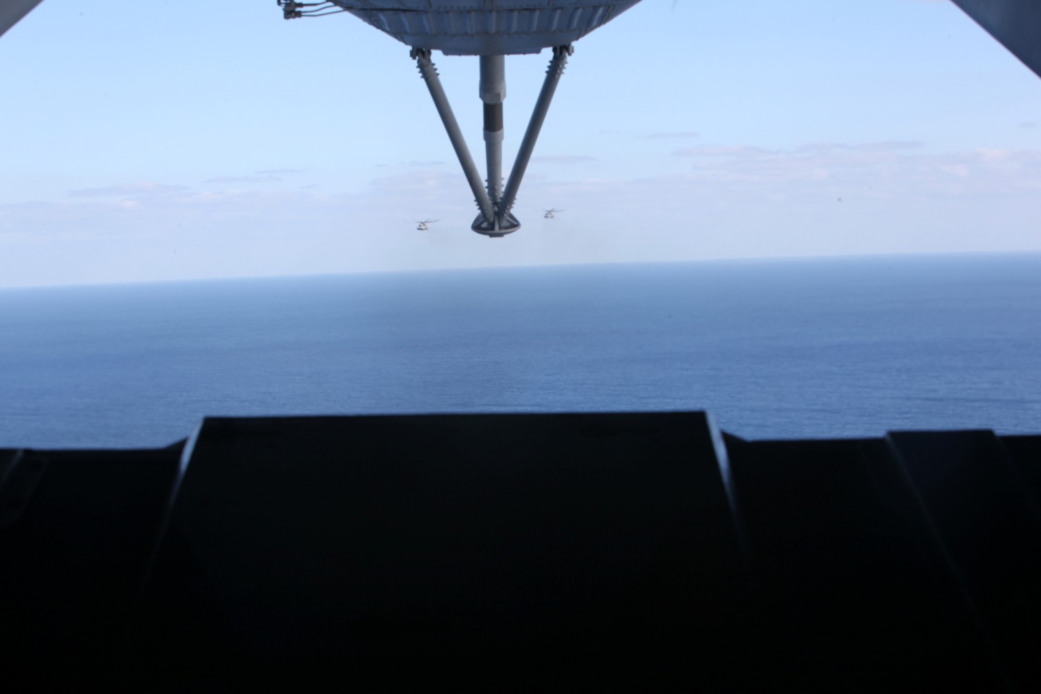 Marines conduct rotary wing operations aboard USS Ronald Reagan