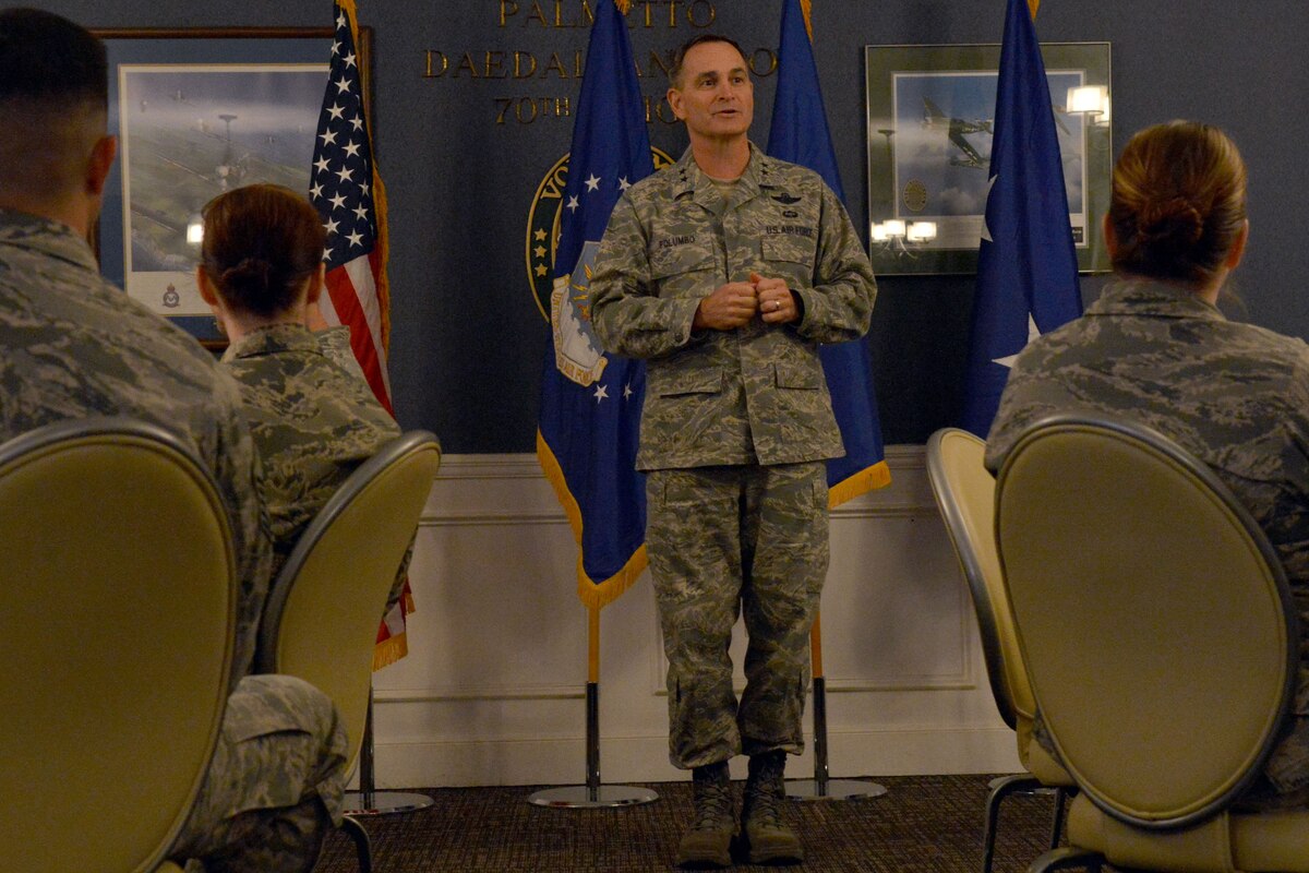 General Polumbo speaks with Shaw Top 3 > Shaw Air Force Base > Article ...