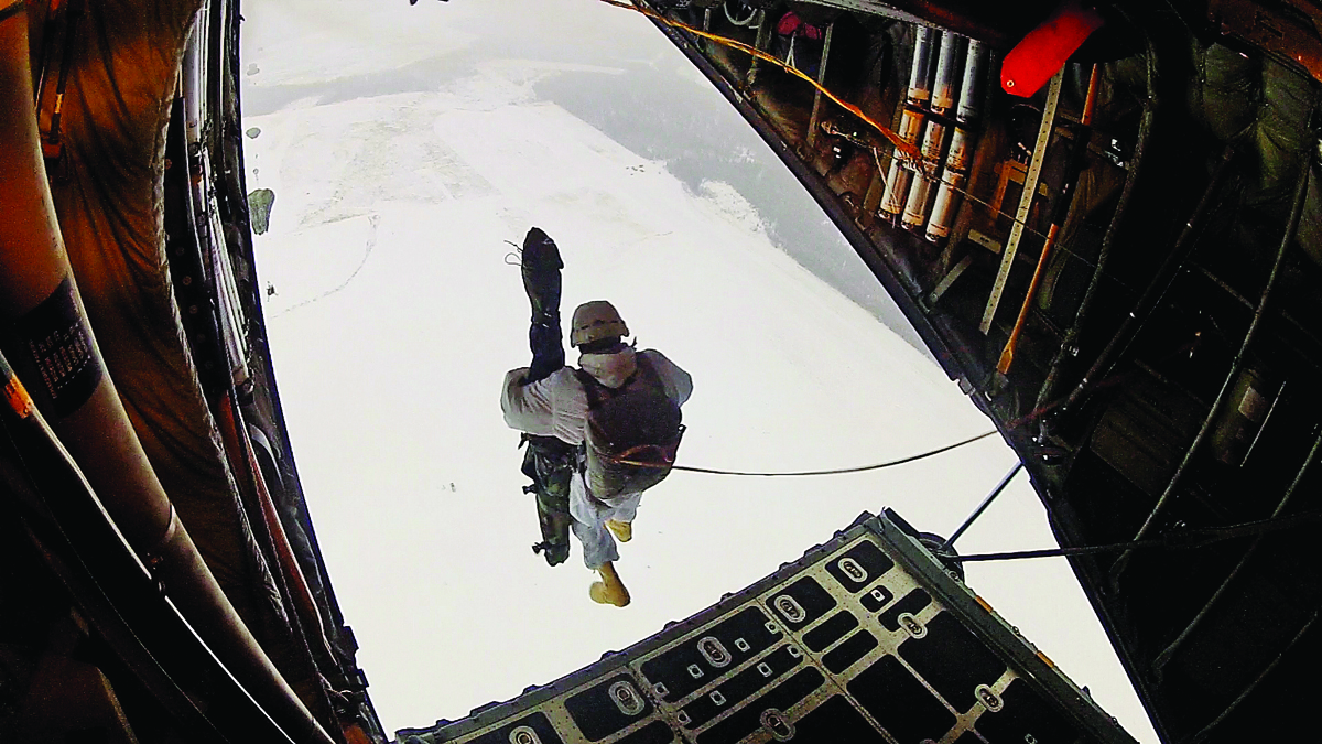 Spartan paratroopers jump in arctic gear > Joint Base Elmendorf ...