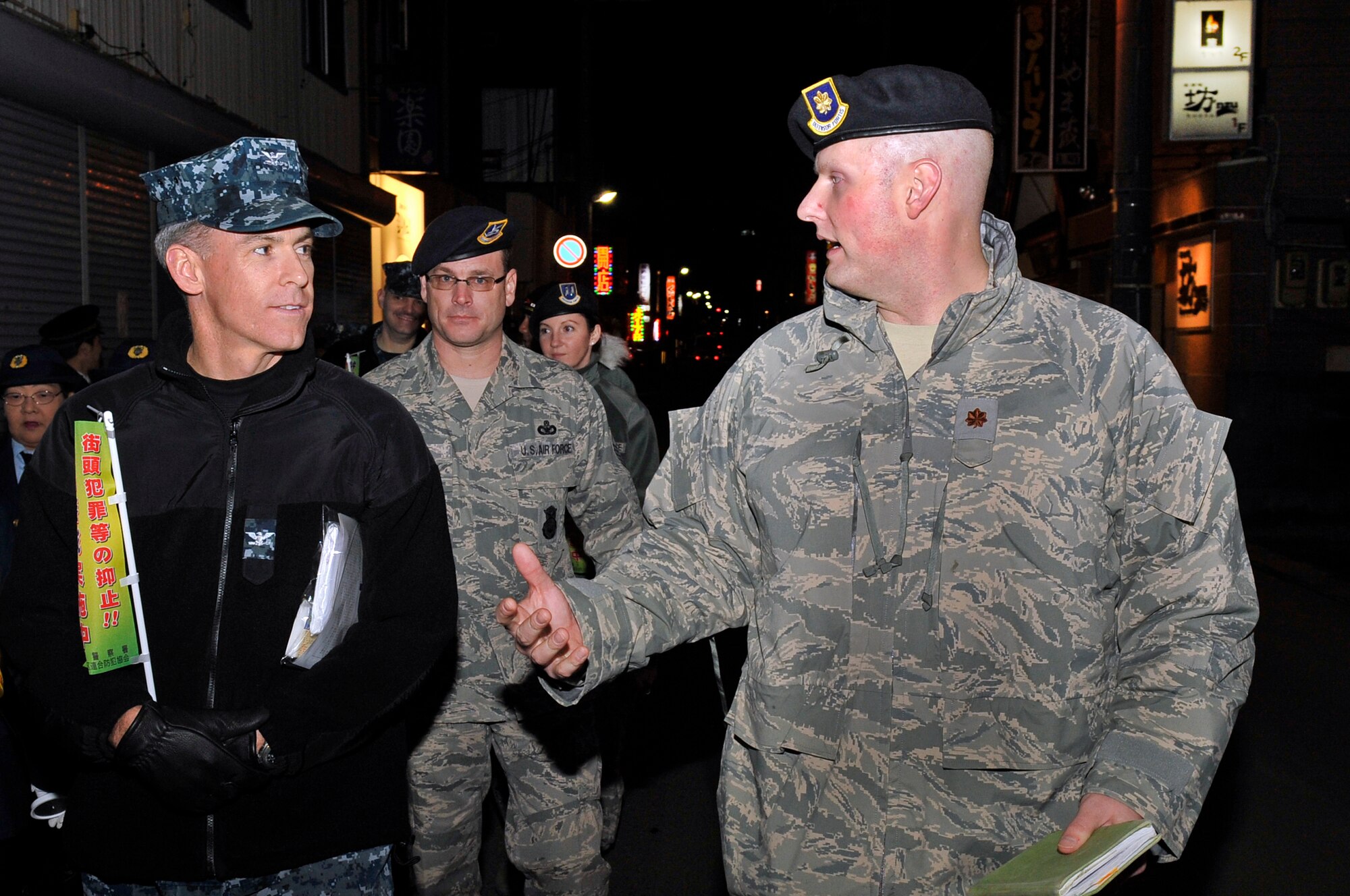 Leaders join Misawa town patrol > Pacific Air Forces > Article Display