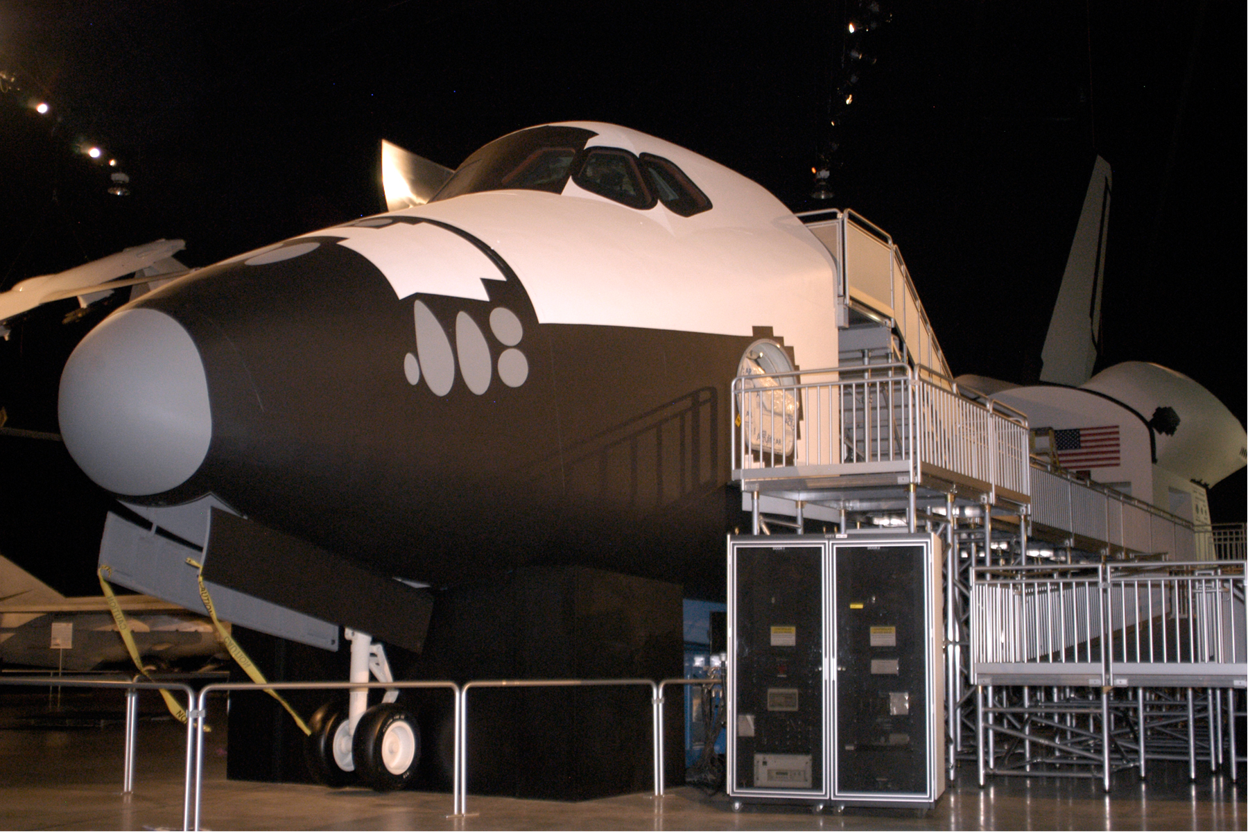 Space Shuttle Exhibit featuring the Crew Compartment Trainer