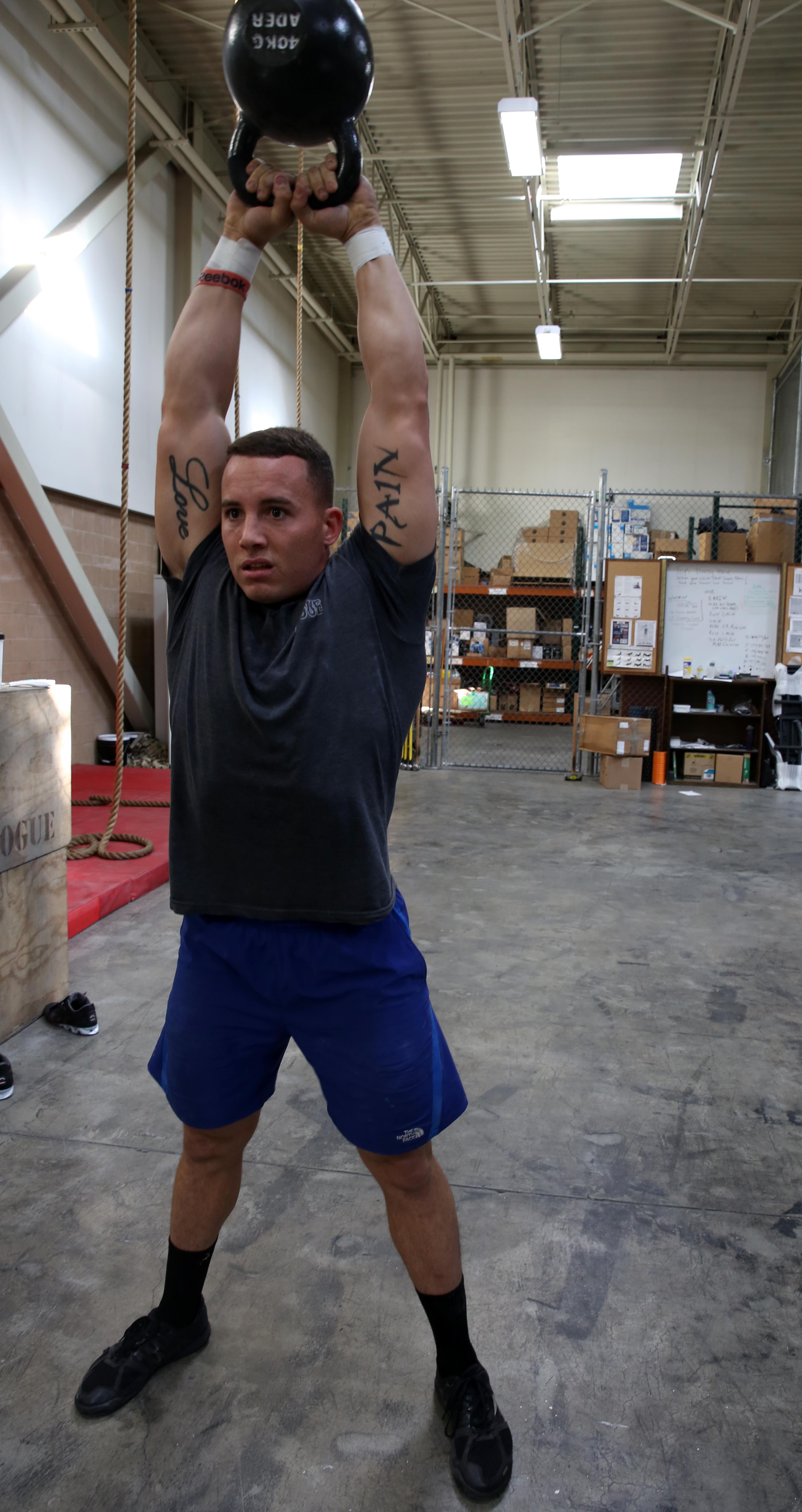 CrossFit Marine 'throws down' while training for a SoCal CrossFit ...