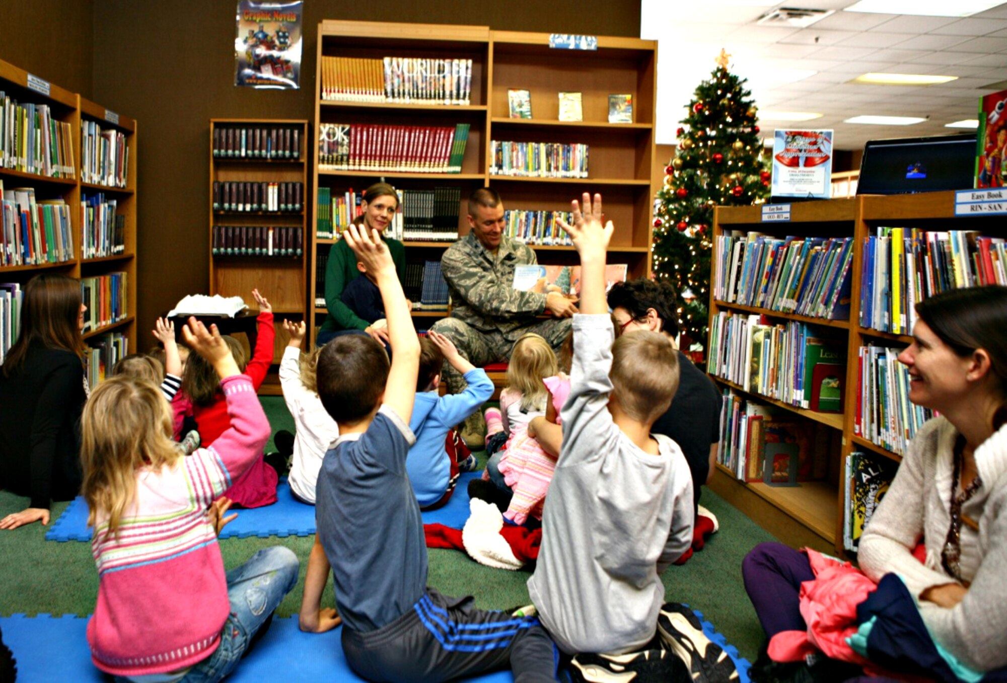 Photos: Mustang 1 visits library story hour > Osan Air Base > Article ...