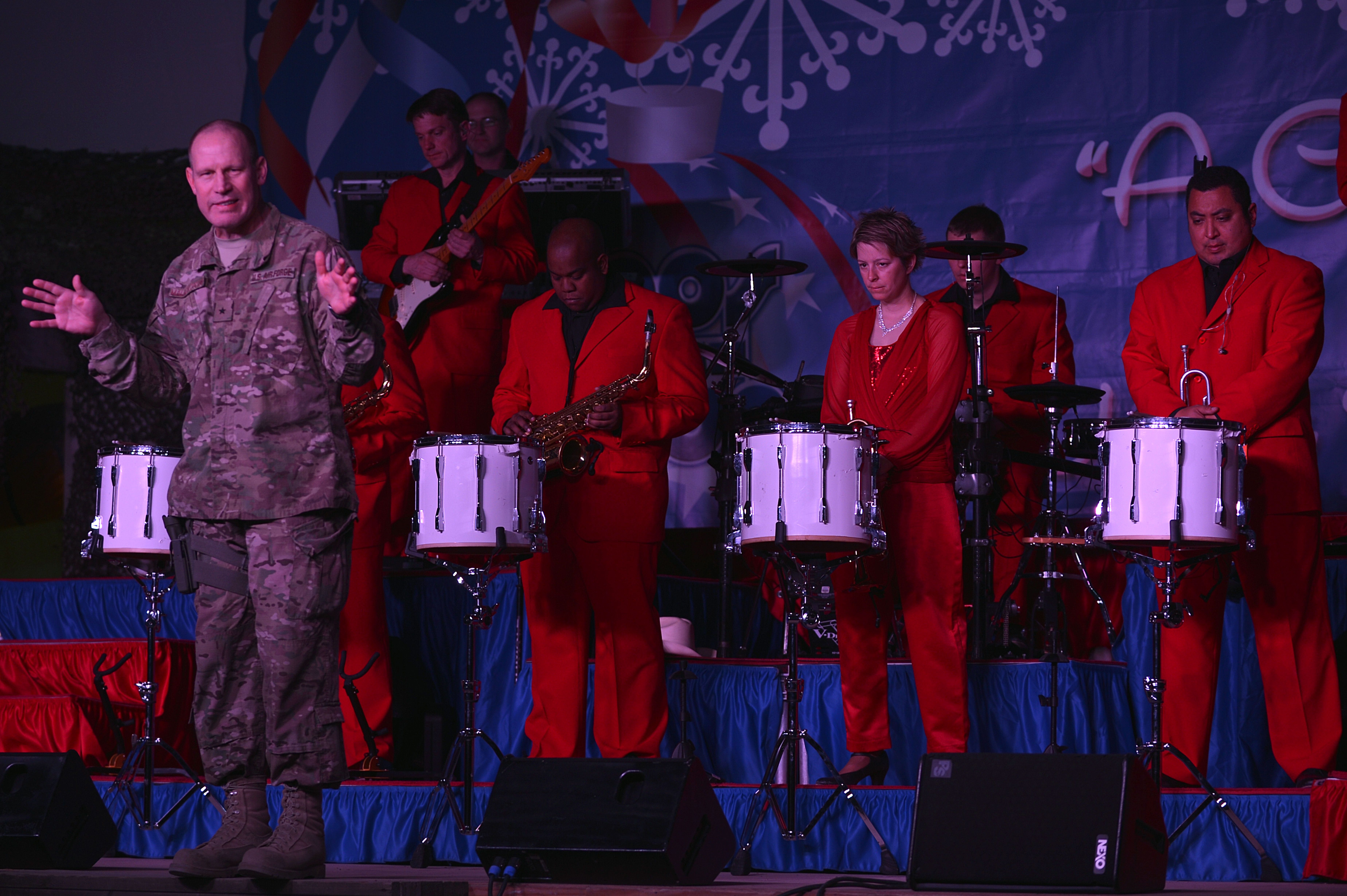 Air Force Entertainment Group Performs Holiday Show at Bagram > U.S ...