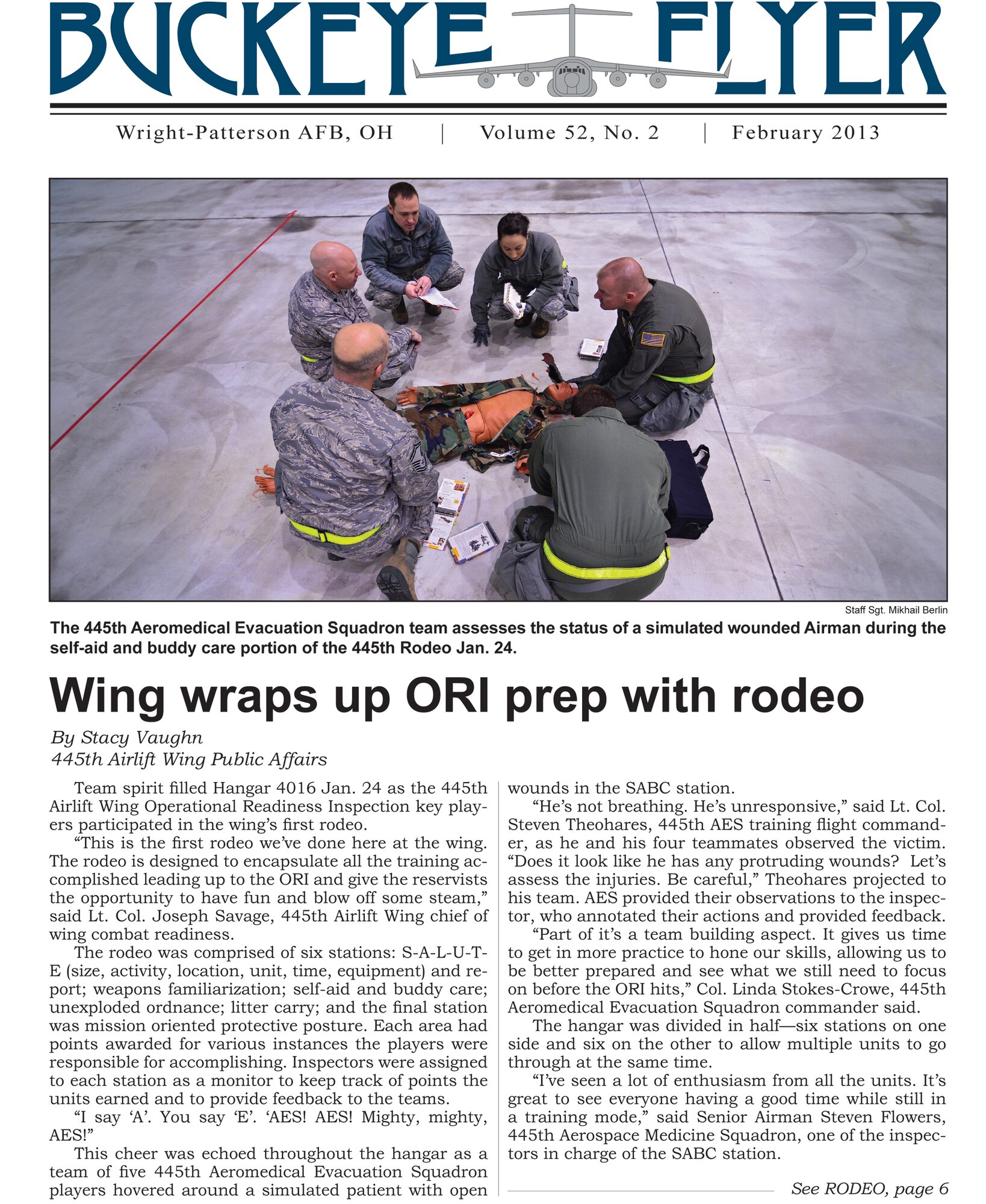 February Issue Of The Buckeye Flyer Now Available 445th Airlift Wing
