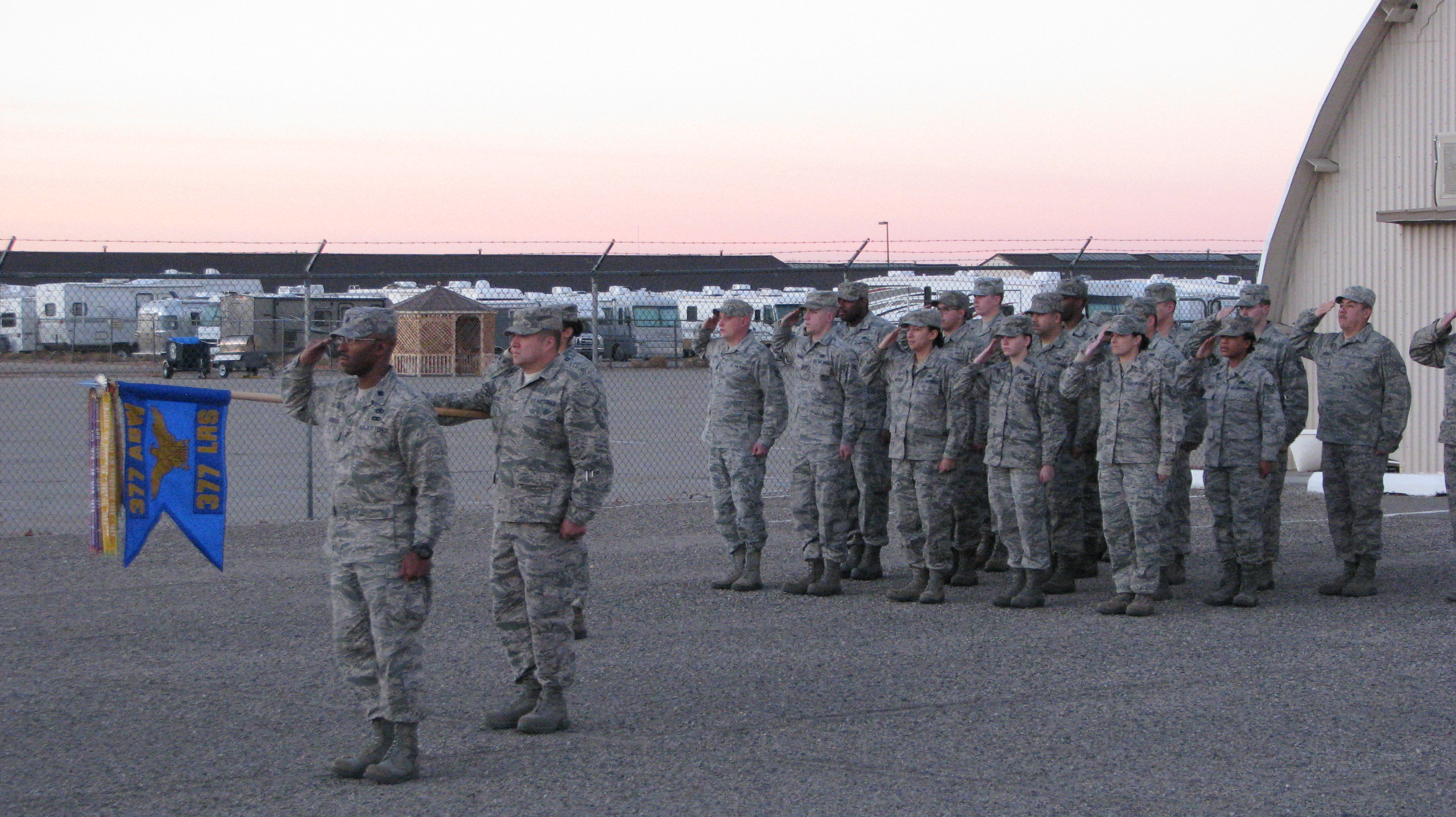 377th LRS reveille