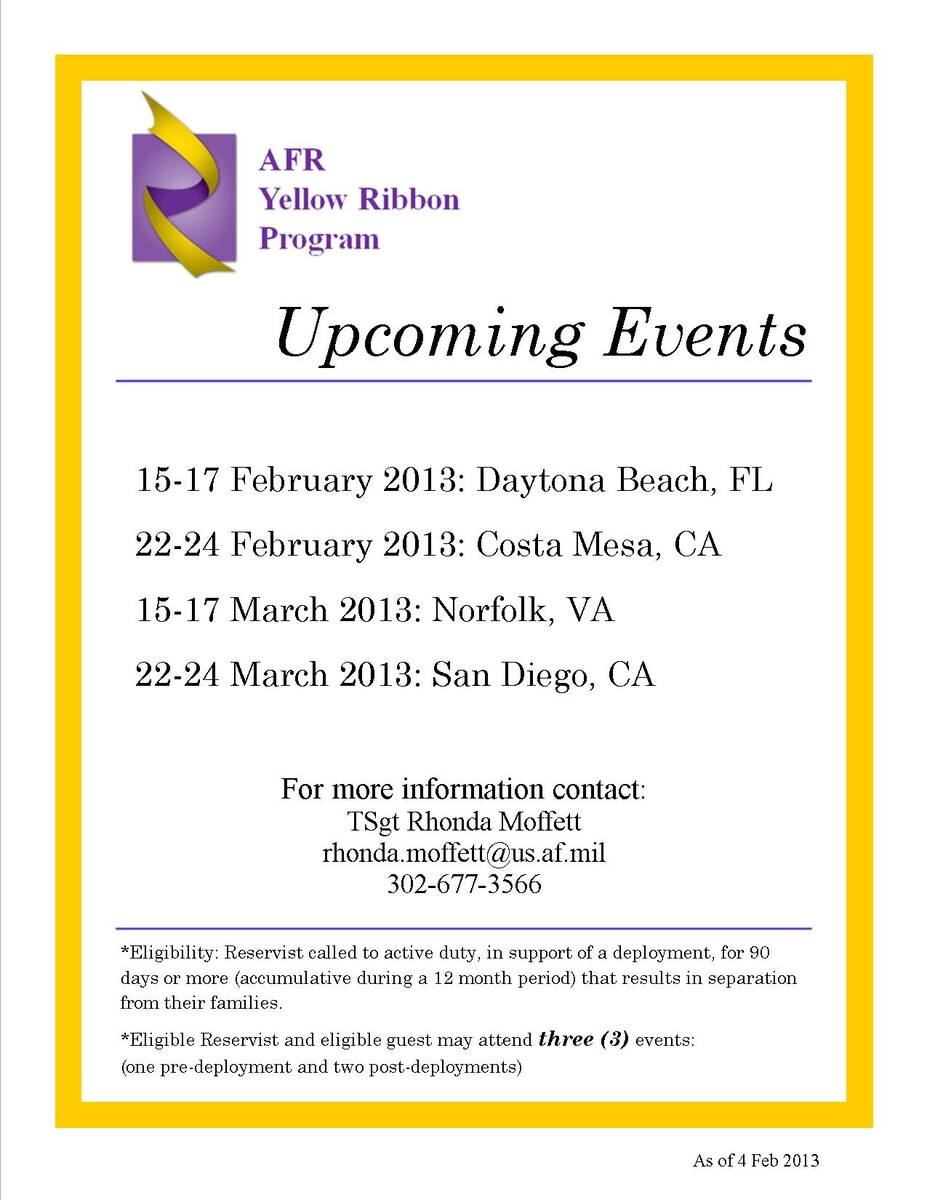 Yellow Ribbon Program announces next event locations > 512th Airlift ...