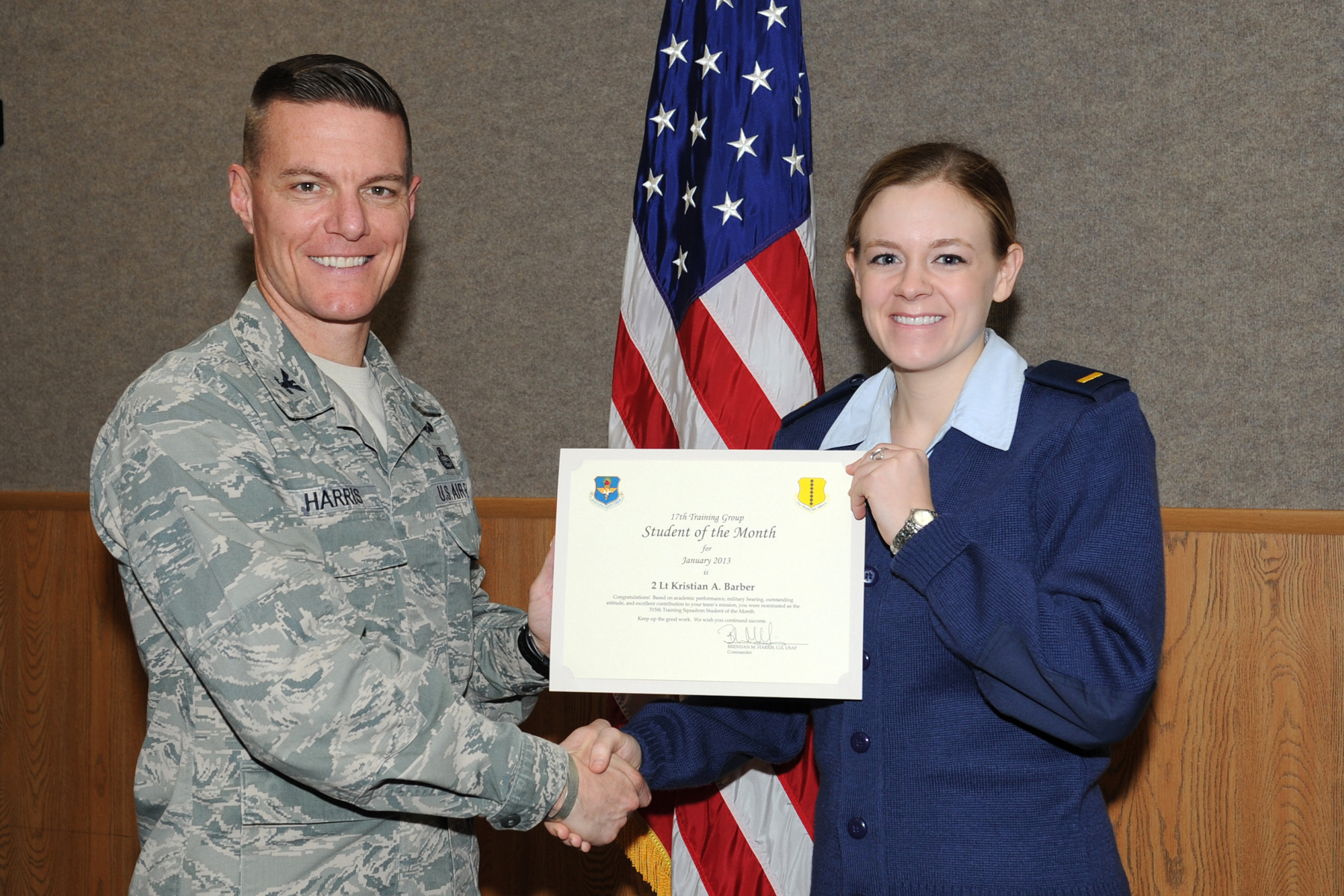 January Students of the Month > Goodfellow Air Force Base > Article Display