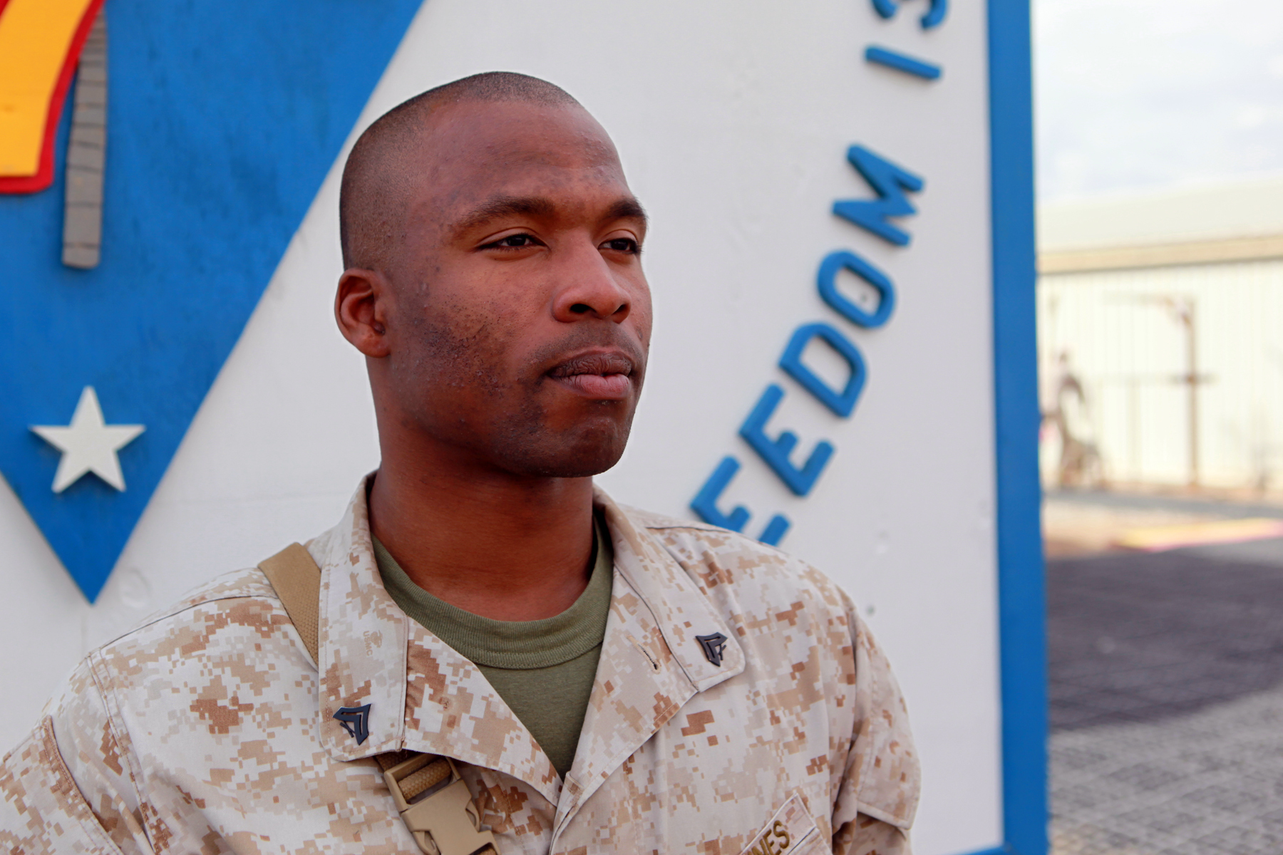 Detroit Marine honored to deploy, raise flag > United States Marine ...