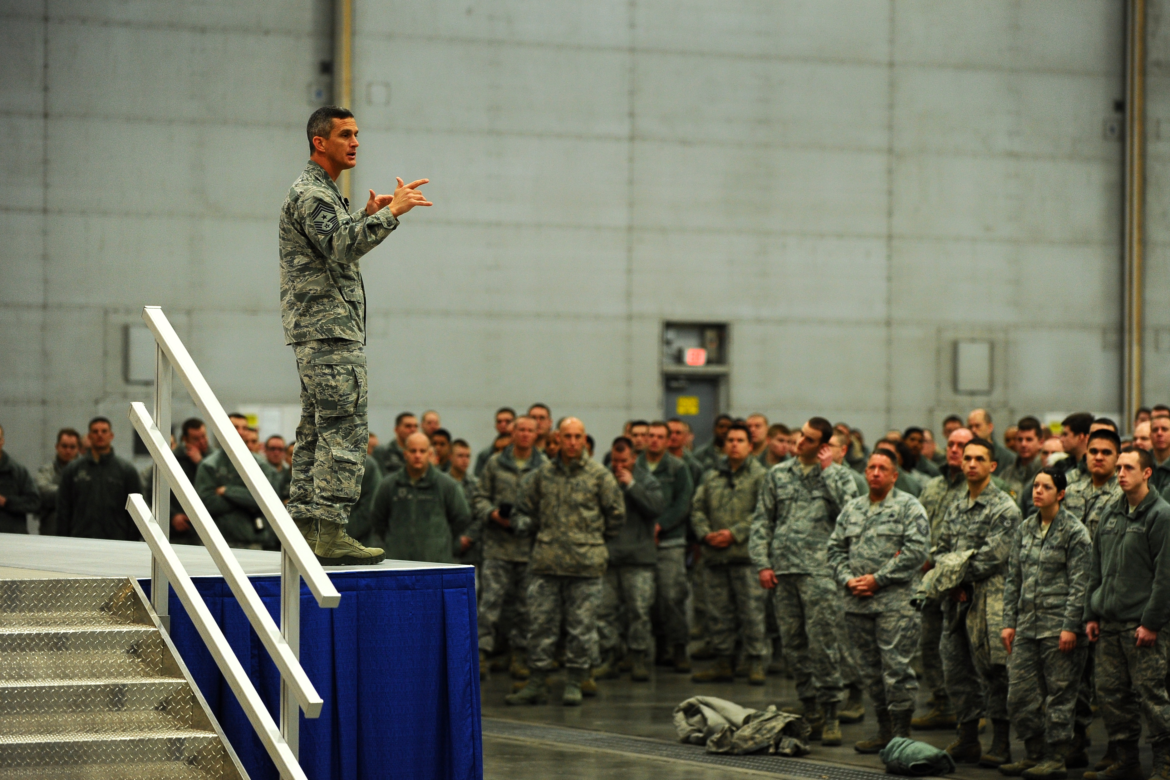 ACC command chief addresses current issues at enlisted call > Offutt ...