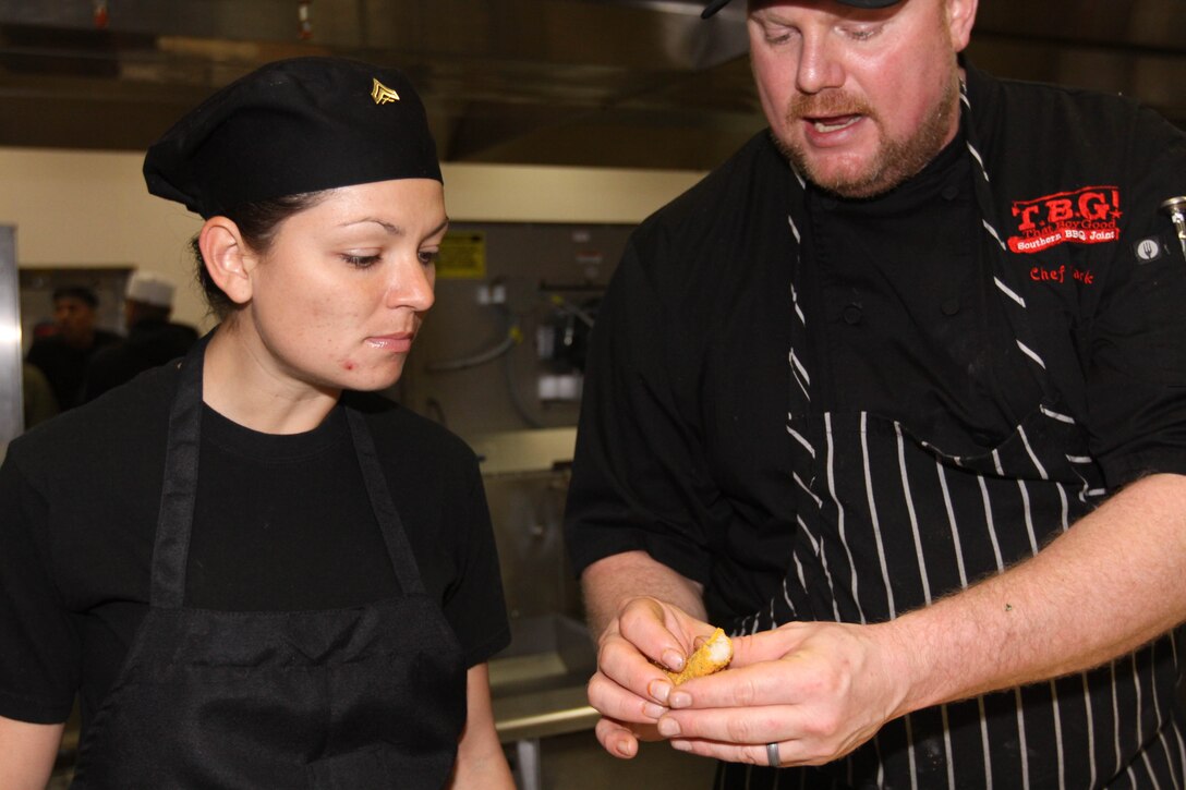 Guest chef serves tips and tricks to food service specialists