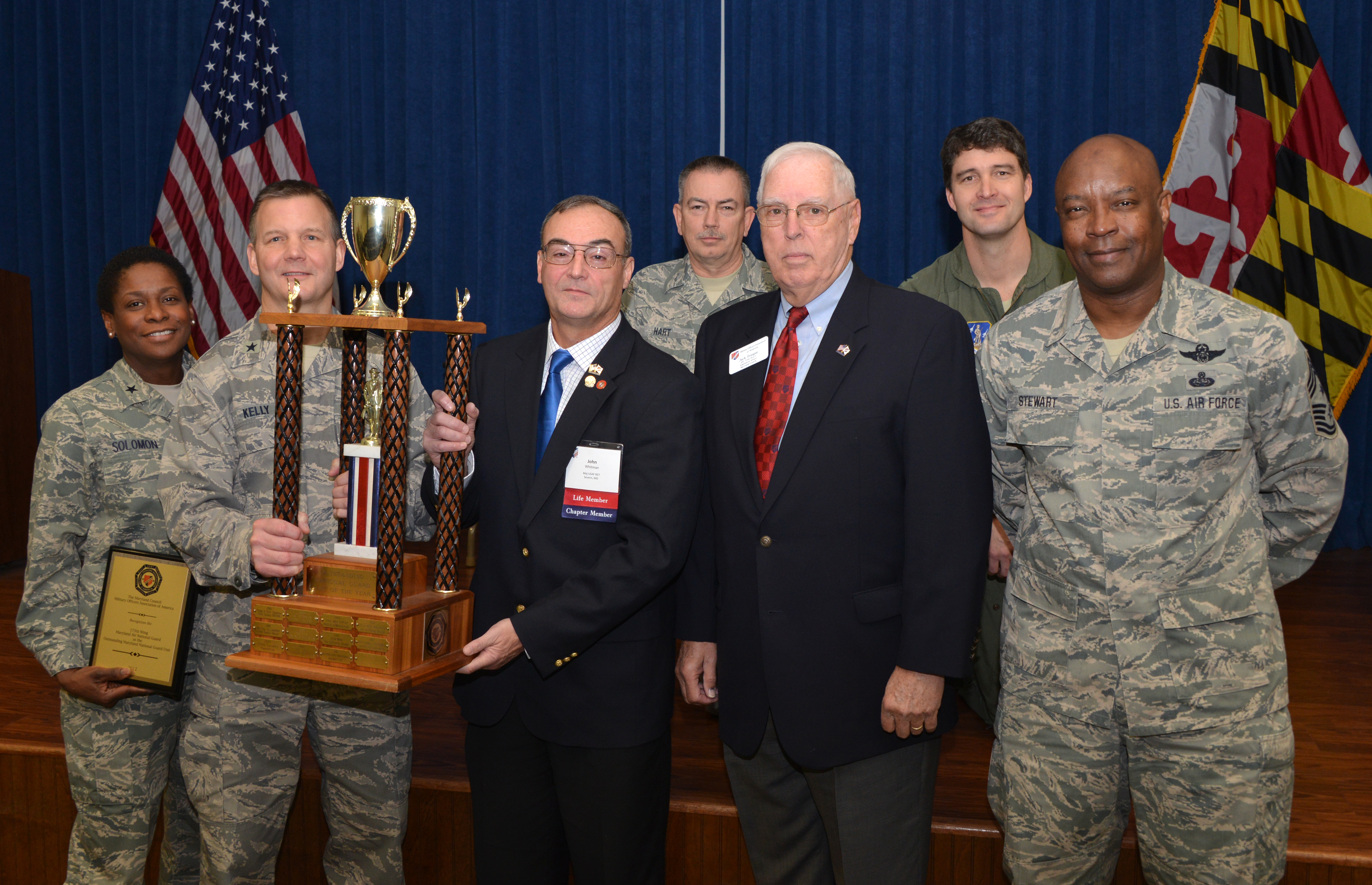 Military Officers Association of America award