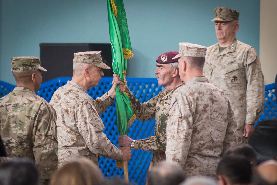 U.S. Marine Corps Gen. John Allen, outgoing commander for U.S. and NATO ...