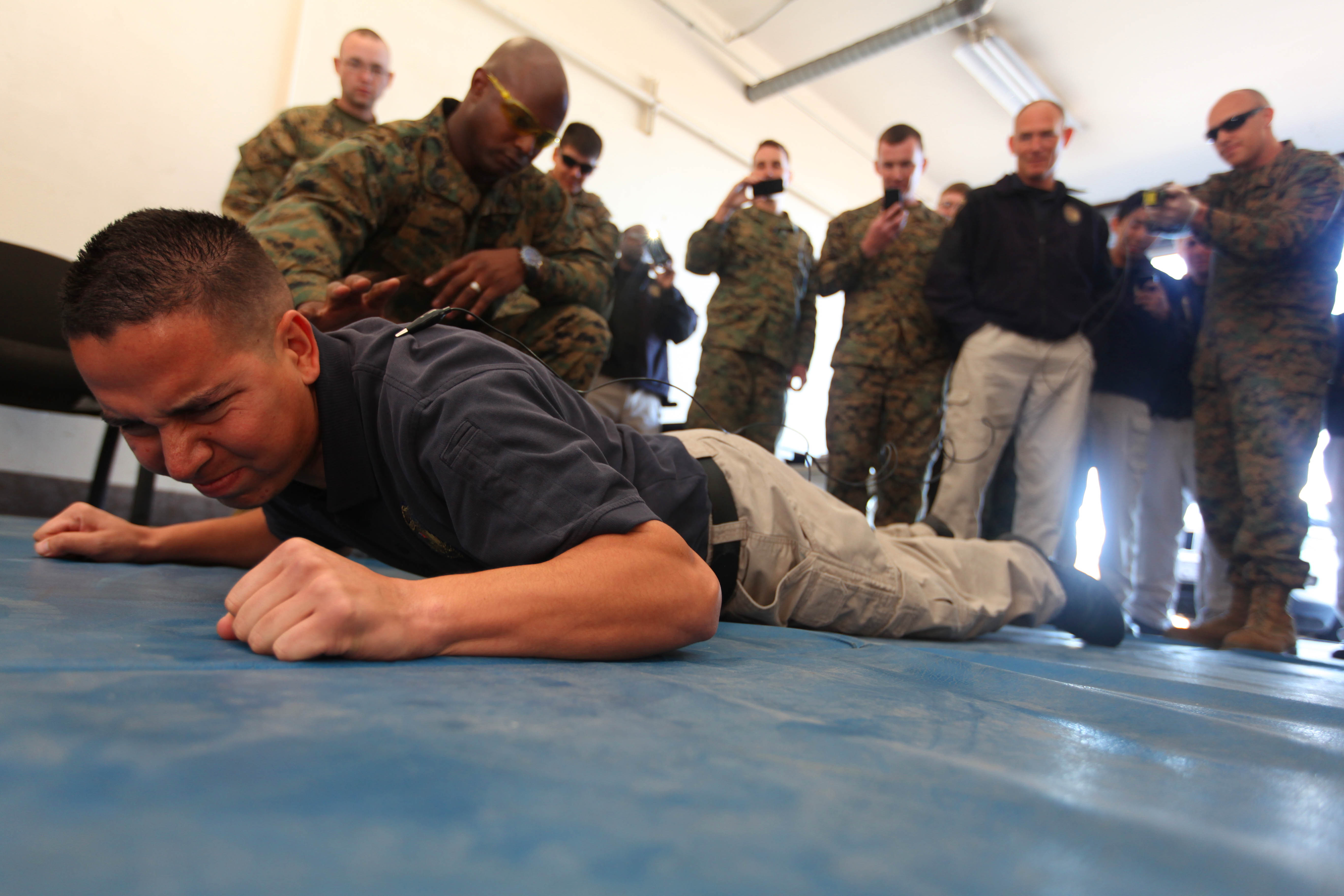 Taser training conducted at Del Mar