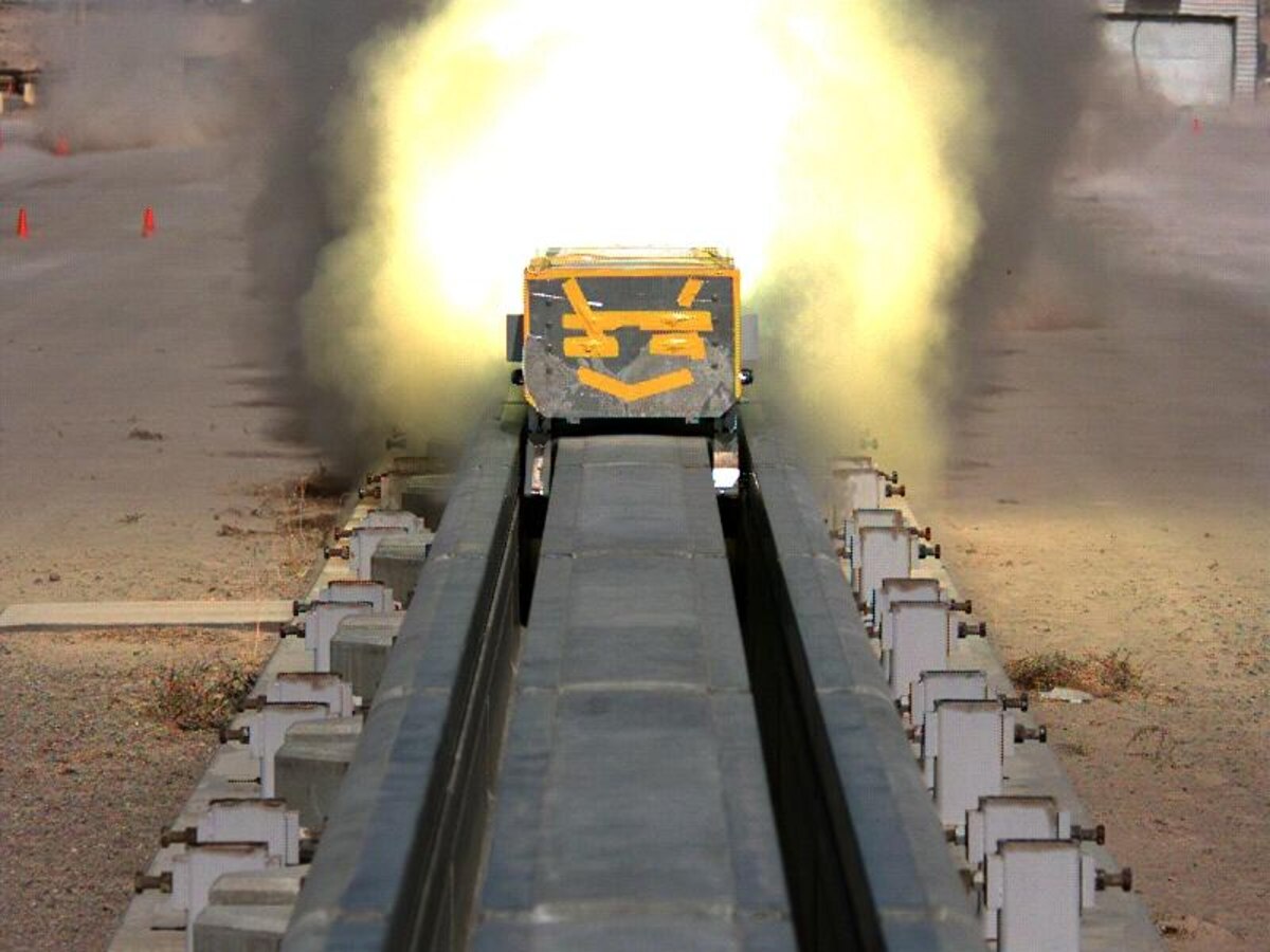 Magnetic levitation track reaches new world record in speed > Holloman ...