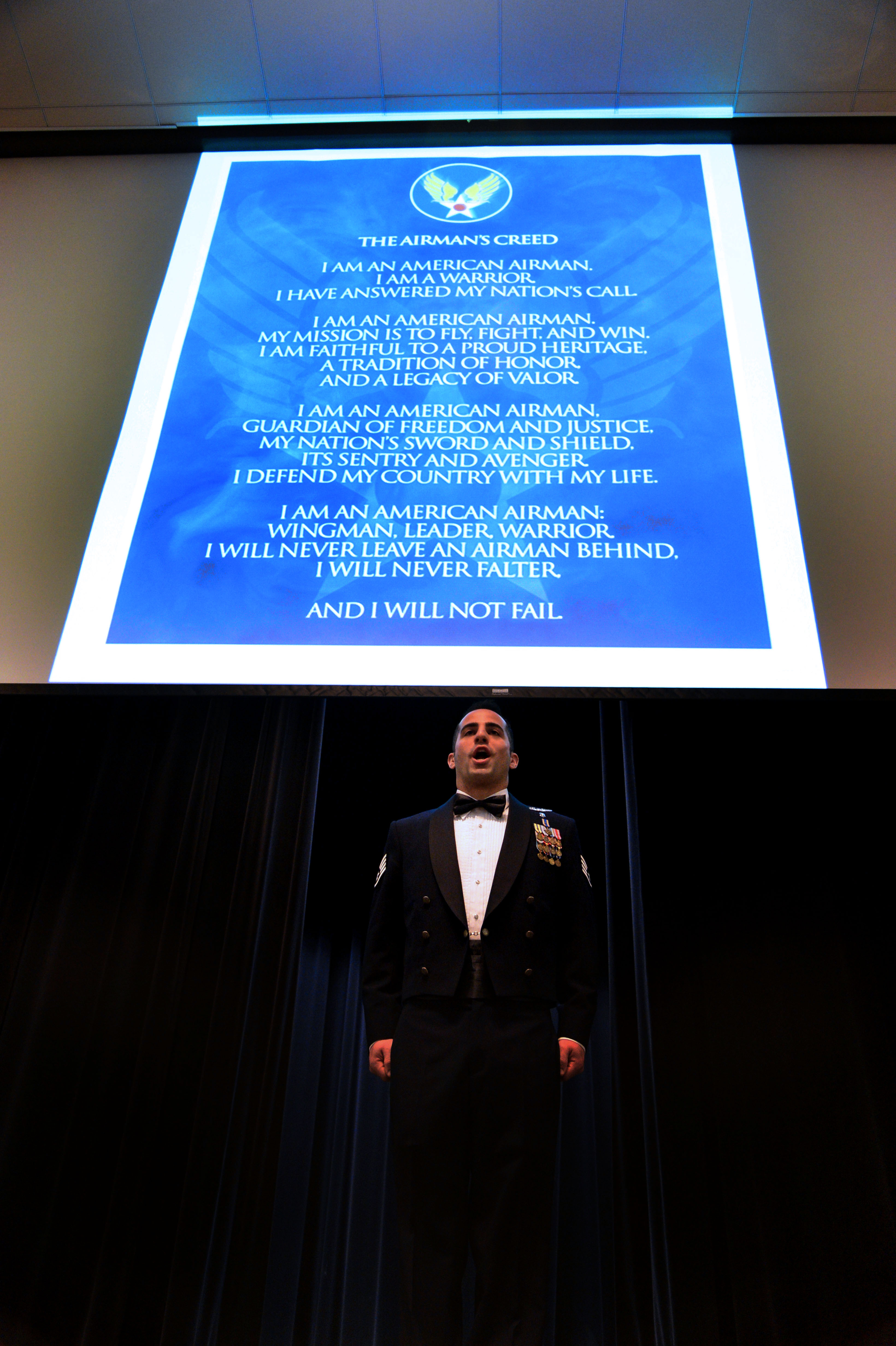 "Our" Airman's Creed > Air Combat Command > Display