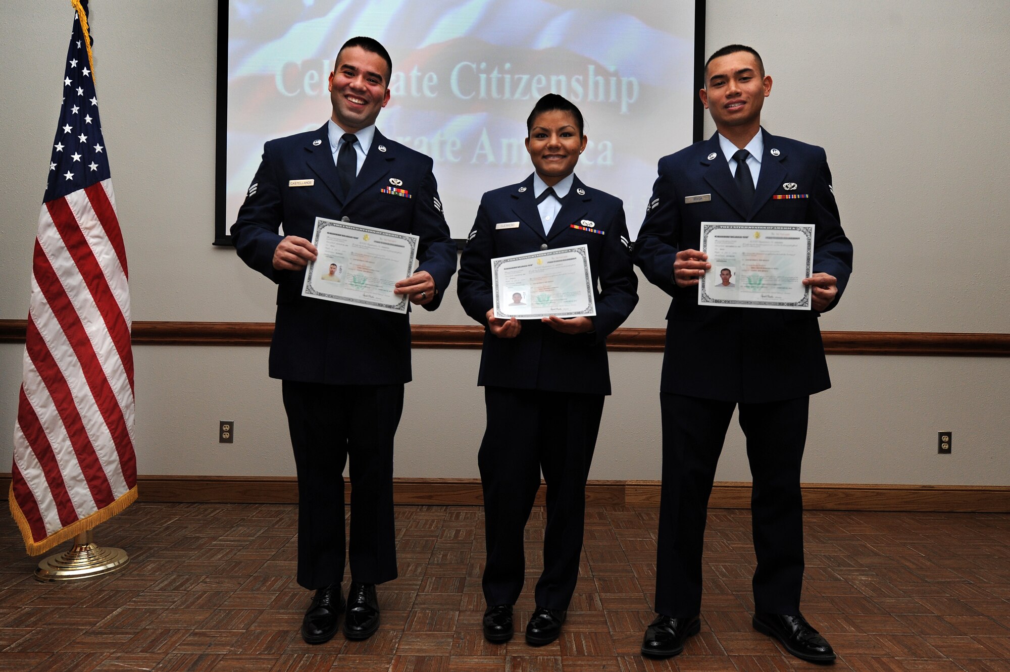 An honorable day: Air Commandos earn citizenship > Cannon Air Force ...