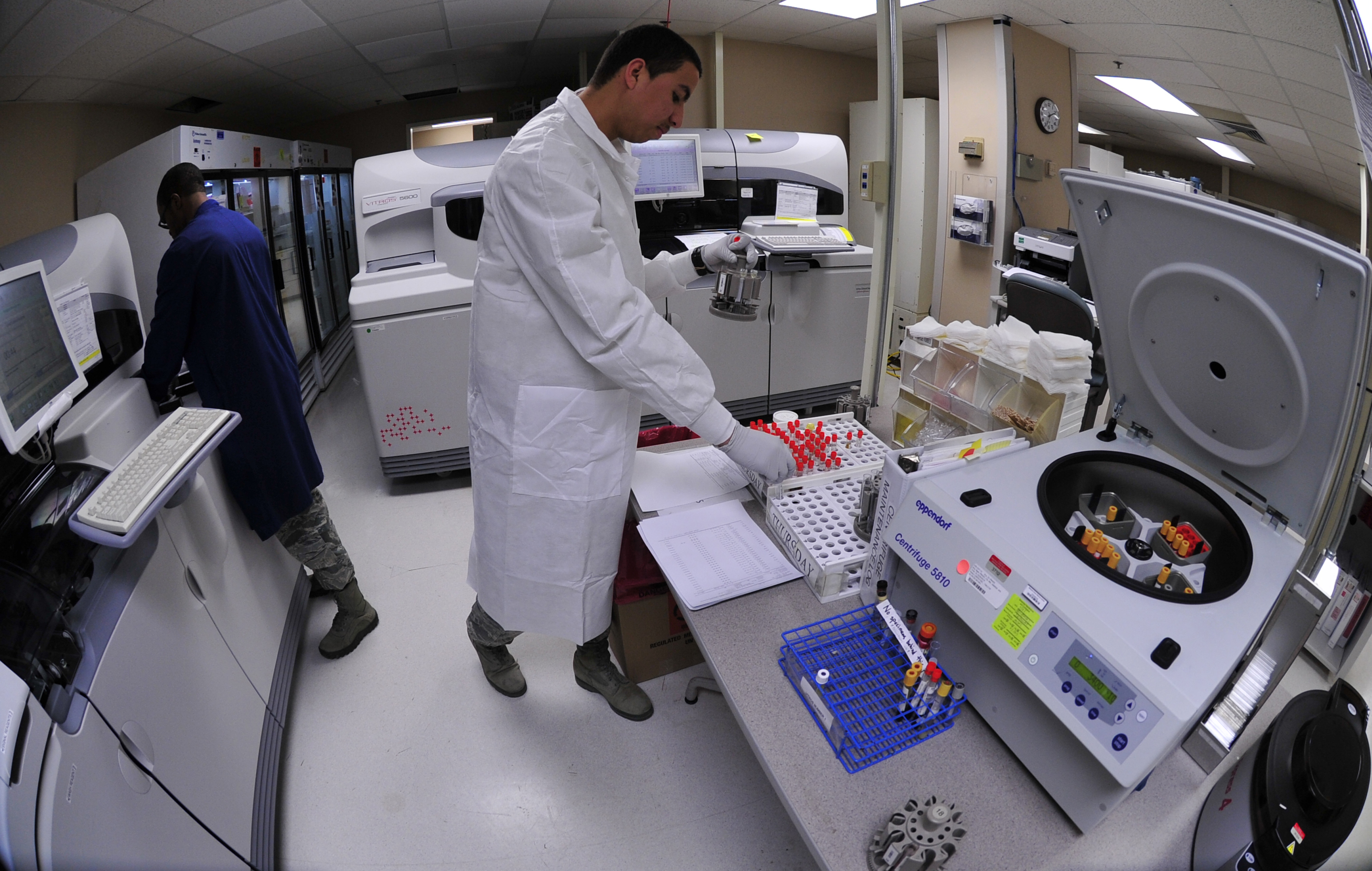 779th Medical Group medical laboratory technicians