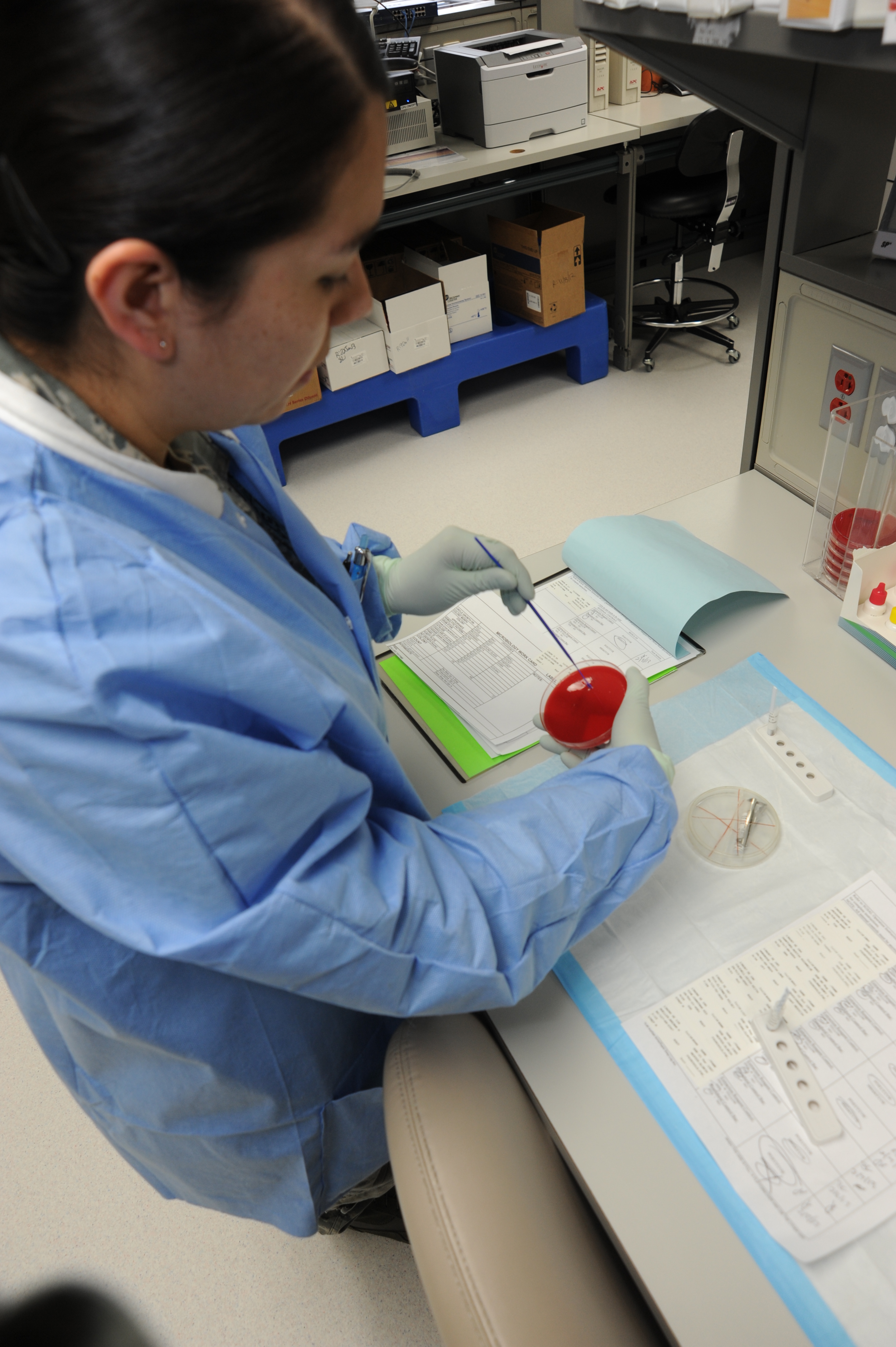 Let’s get clinical: lab techs keep Fairchild healthy > Air Force ...