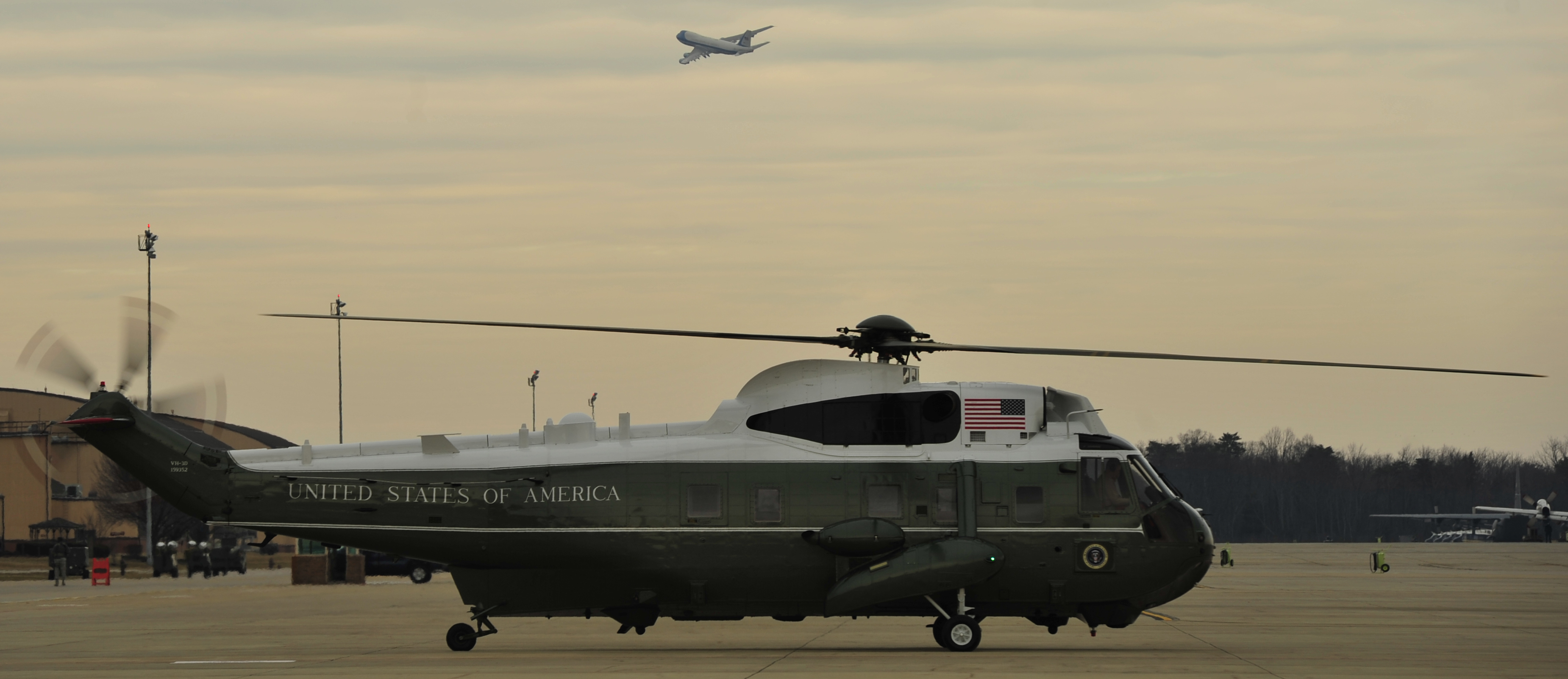 Joint Base Andrews 89th Airlift Wing supports president's departure.
