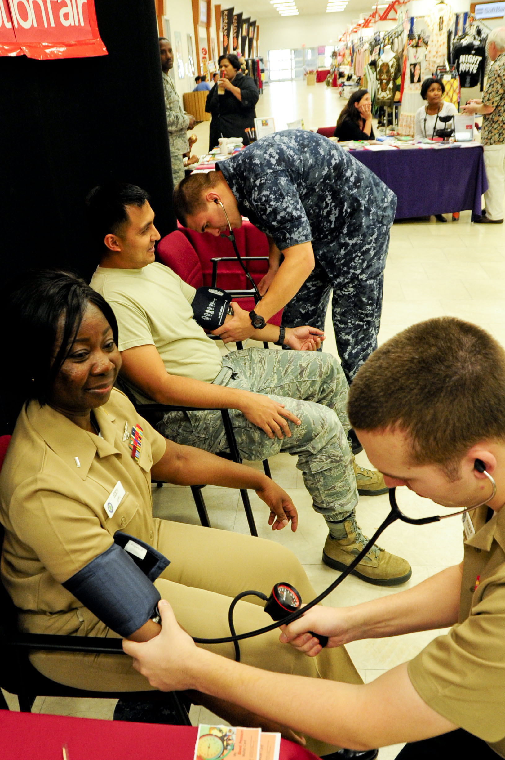 USNHO, 18th MDG host Joint Health Promotion Fair at Exchange > Kadena ...