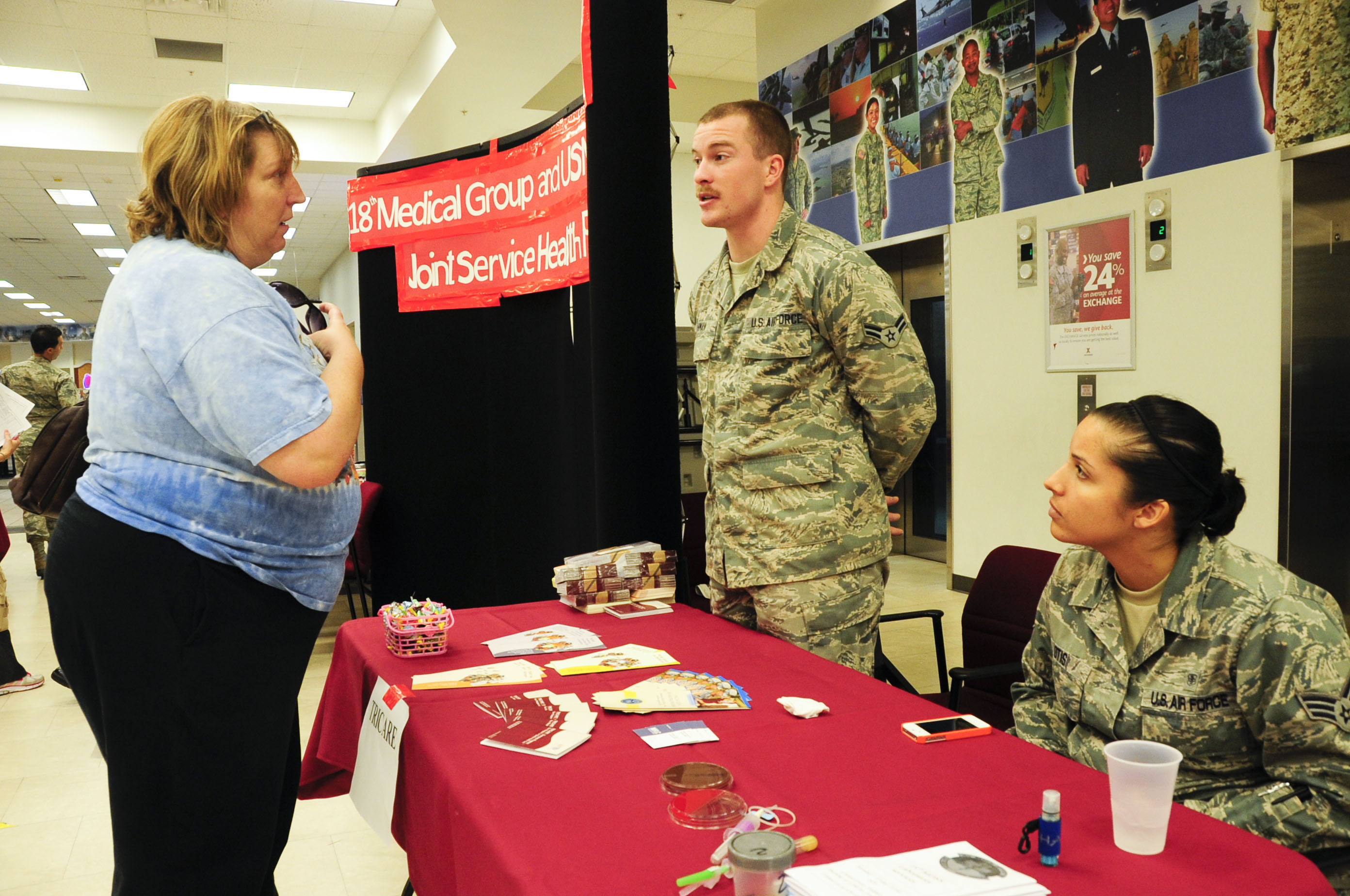 USNHO, 18th MDG host Joint Health Promotion Fair at Exchange > Kadena ...