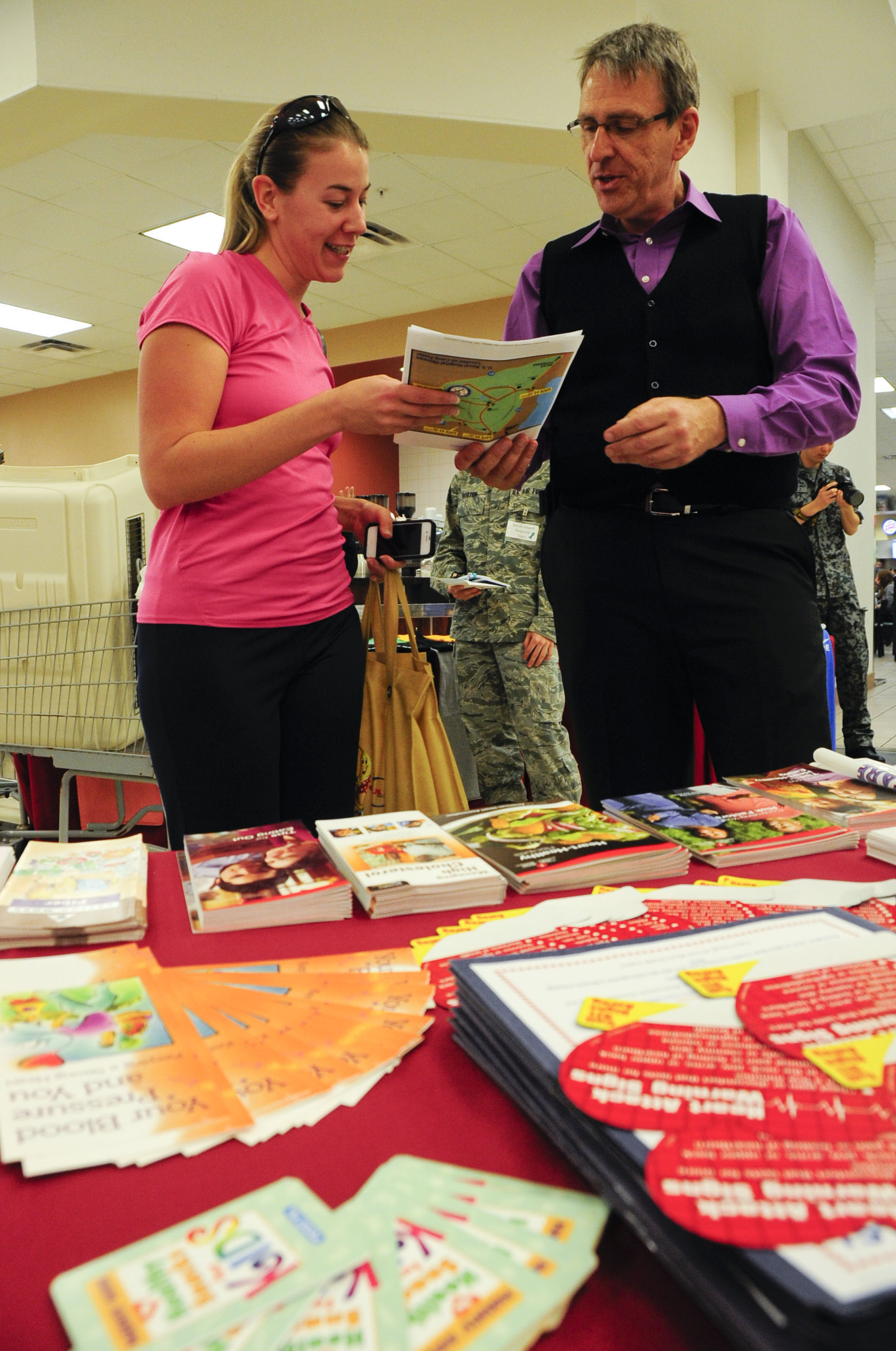 USNHO, 18th MDG host Joint Health Promotion Fair at Exchange > Kadena ...