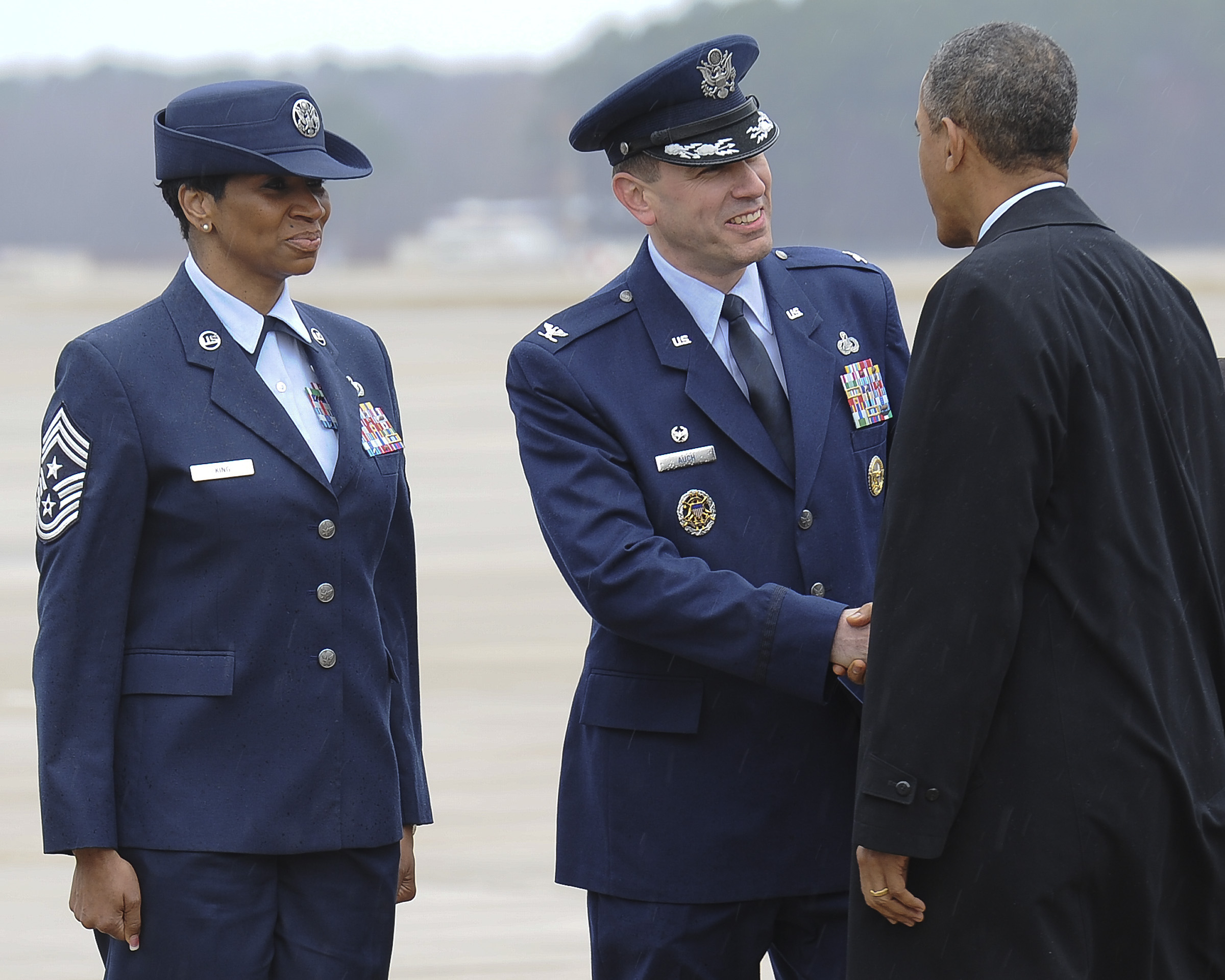 President visits Langley
