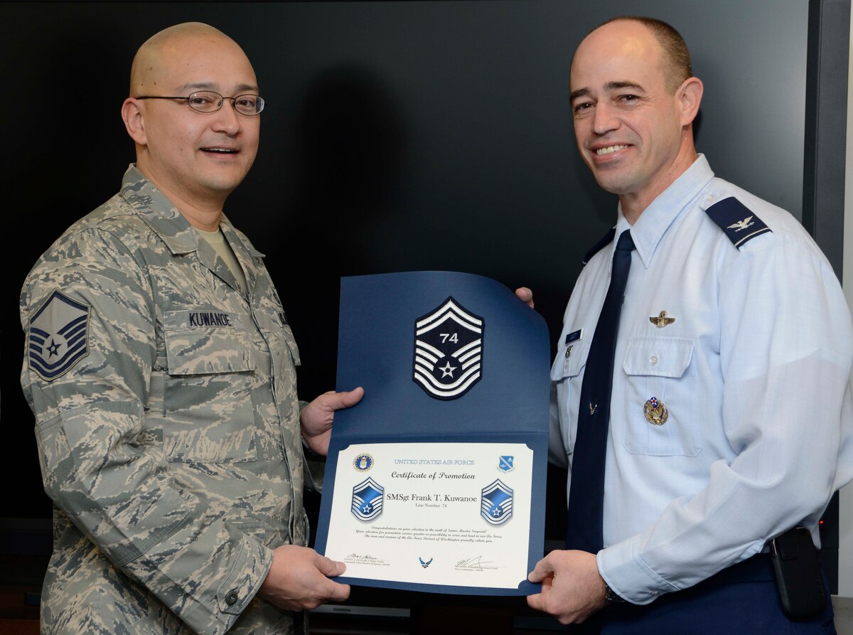 AFDW Airman selected for promotion to SMSgt > Air Force District of ...