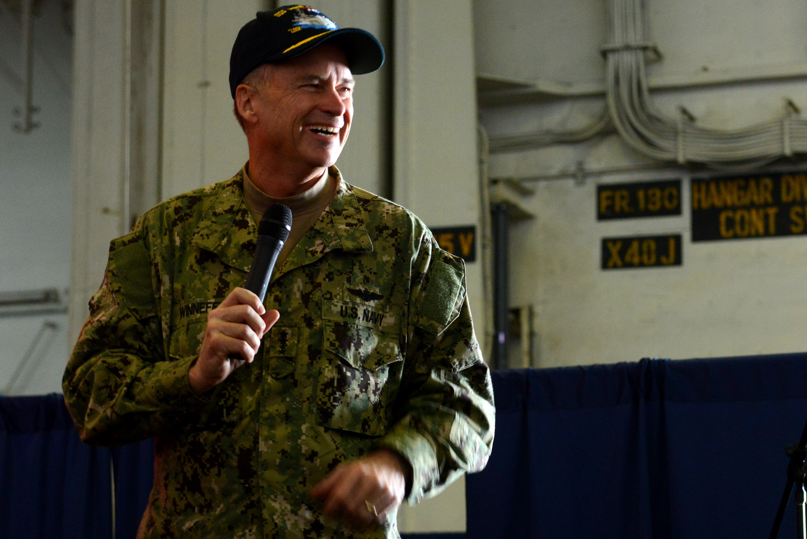 U.S. Navy Adm. James A. Winnefeld Jr., vice chairman of the Joint ...