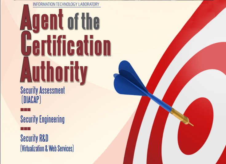 Agent of Certification Authority (ACA) > Engineer Research and ...