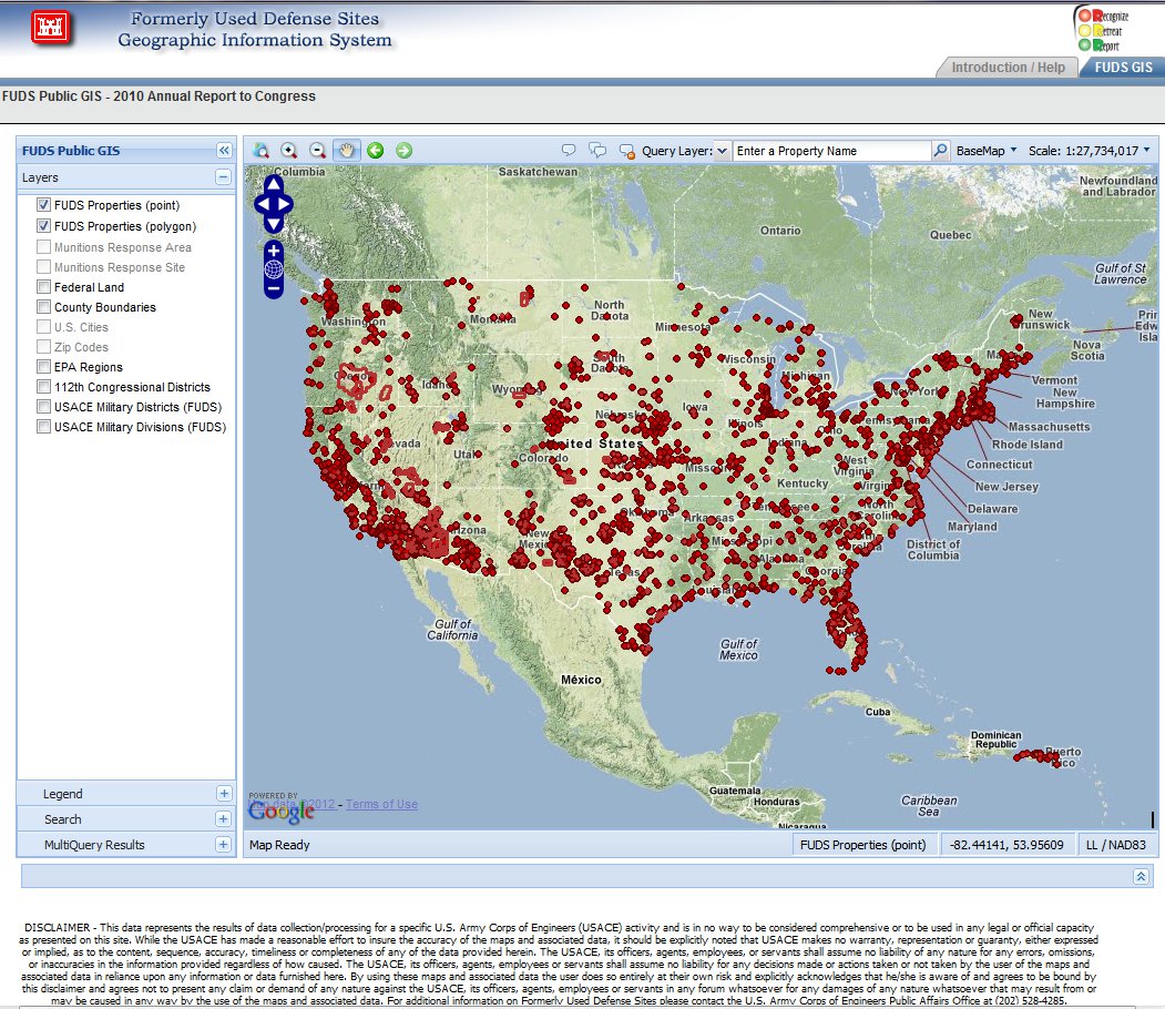 Formerly Used Defense Sites Management Information System (FUDSMIS ...
