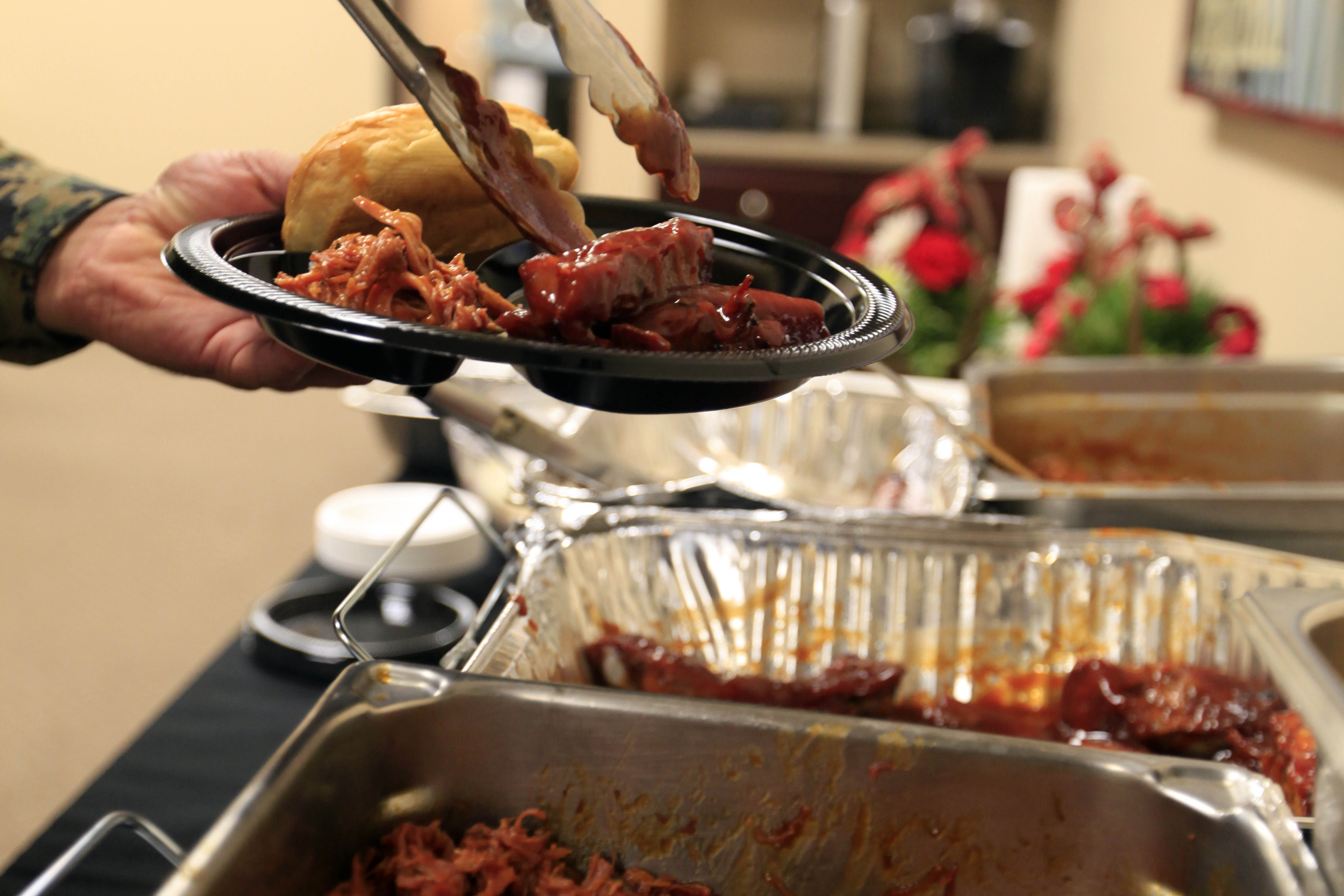 Barbeque brings Marines together for taste testing