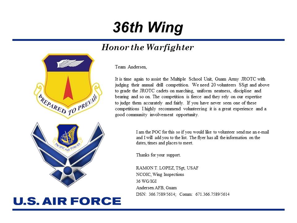 130109 Volunteer opportunity