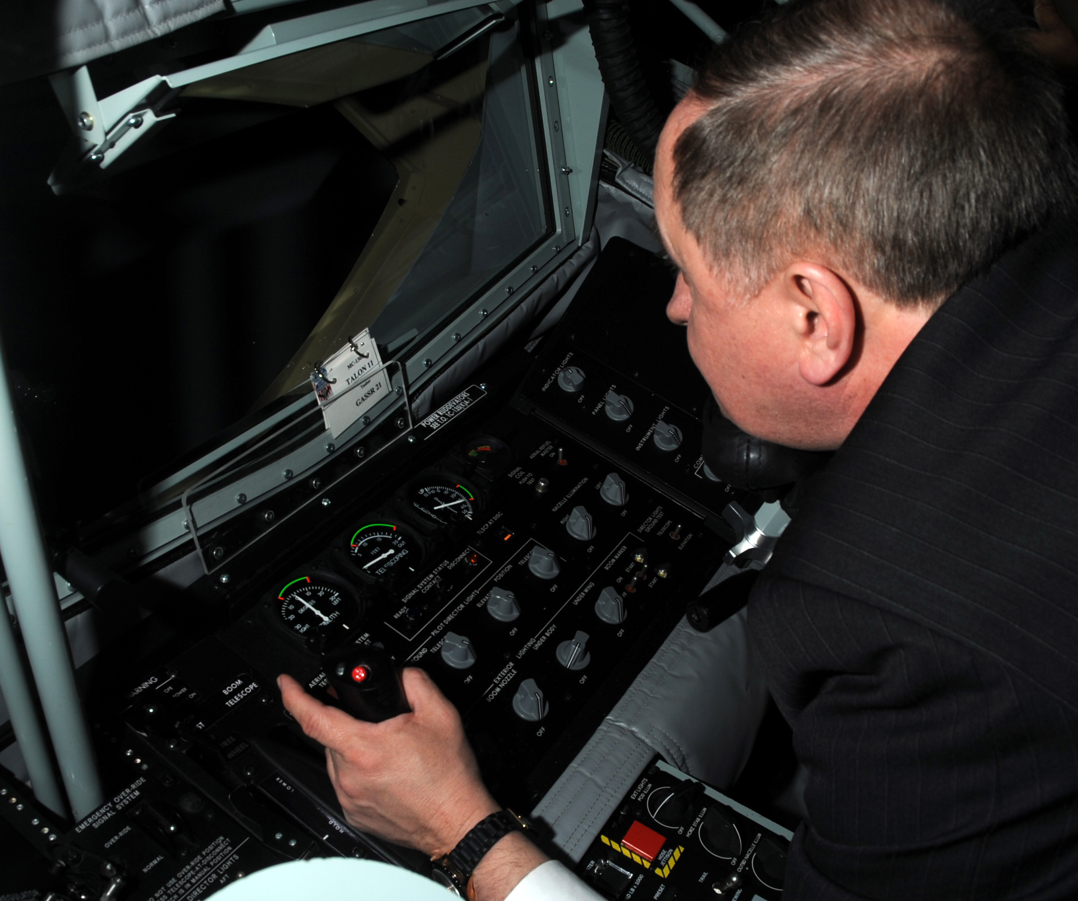 John Bonsell visits Altus AFB