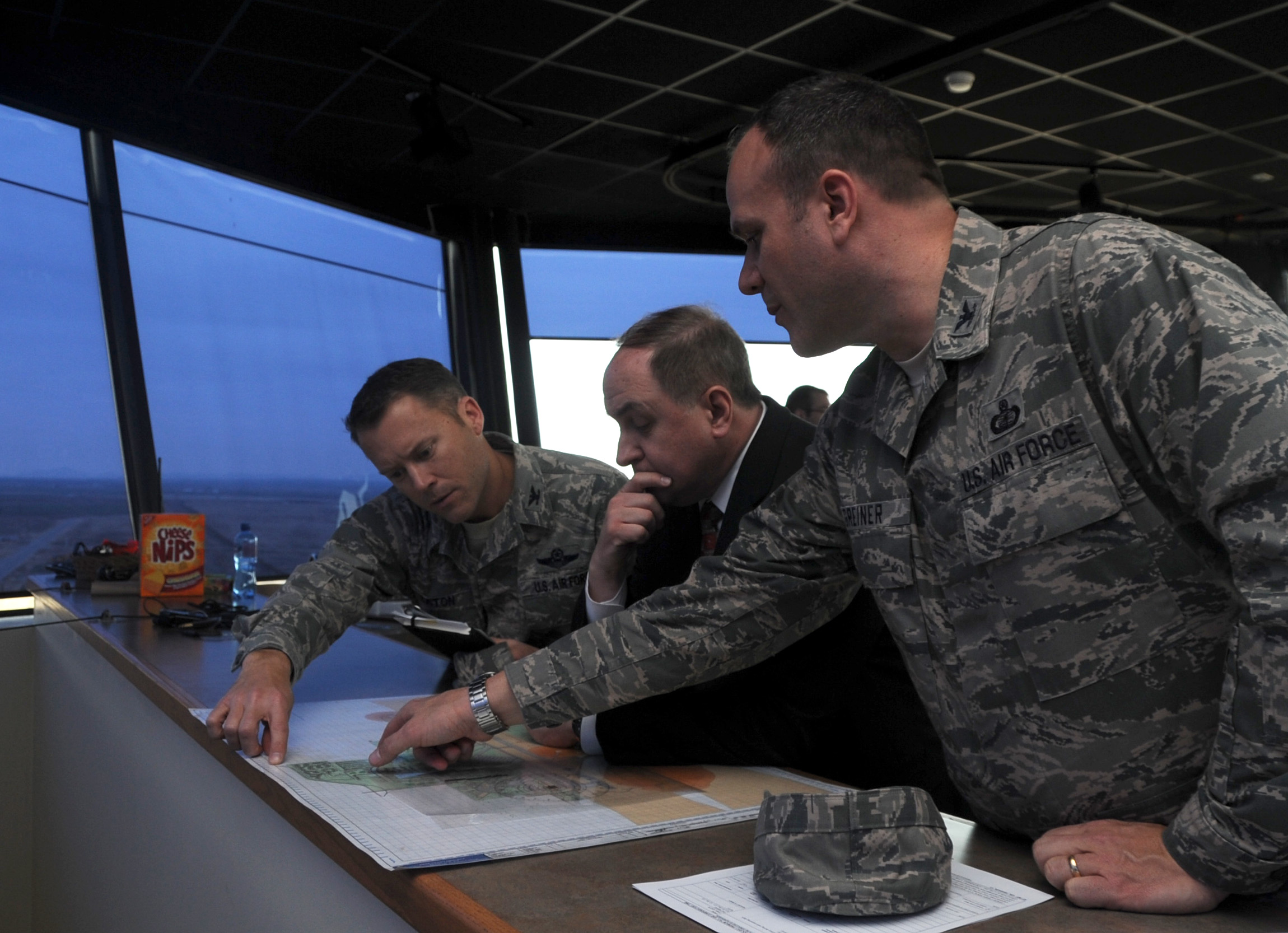 John Bonsell visits Altus AFB