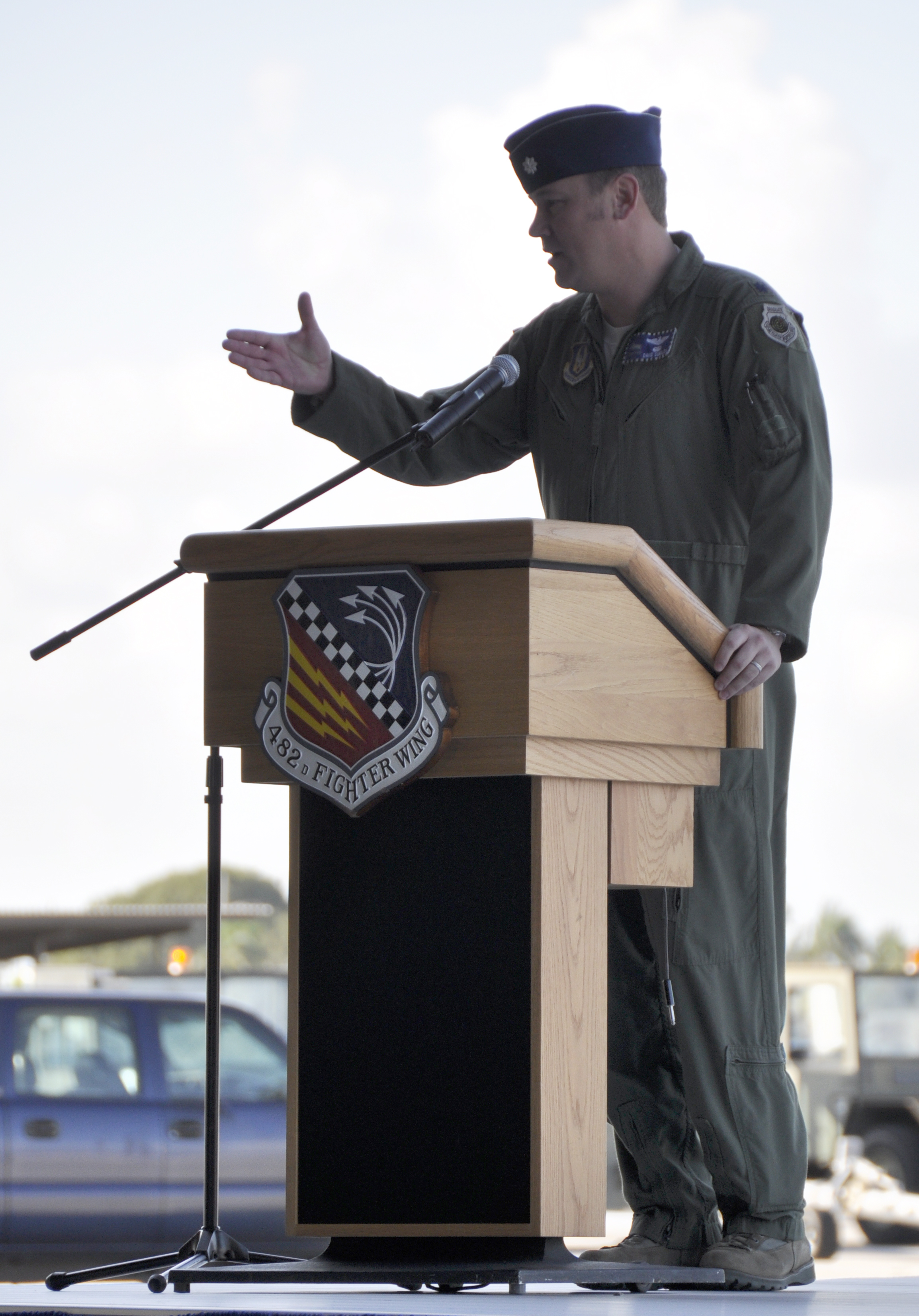 Lt. Col. David Sundlov assumes command of Homestead ARB's 93rd Fighter ...