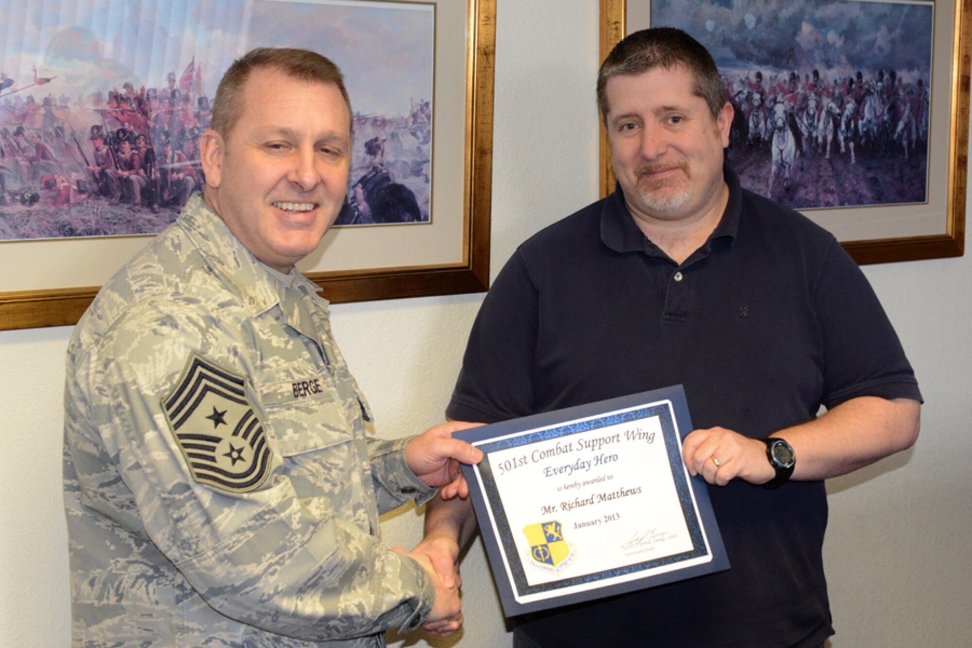 501st CSW Everyday Hero > 501st Combat Support Wing > Article Display