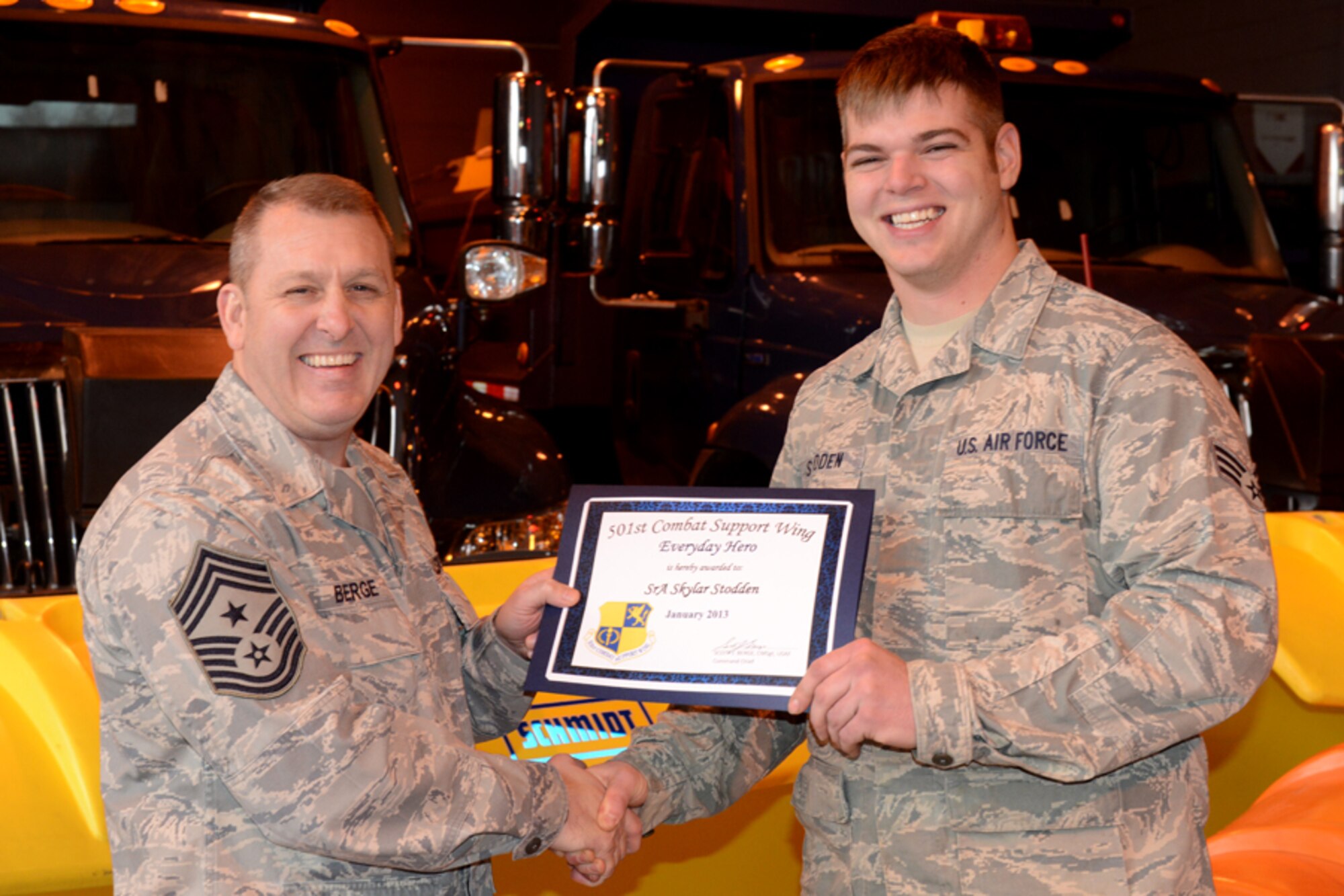 501st CSW Everyday Hero > 501st Combat Support Wing > Article Display