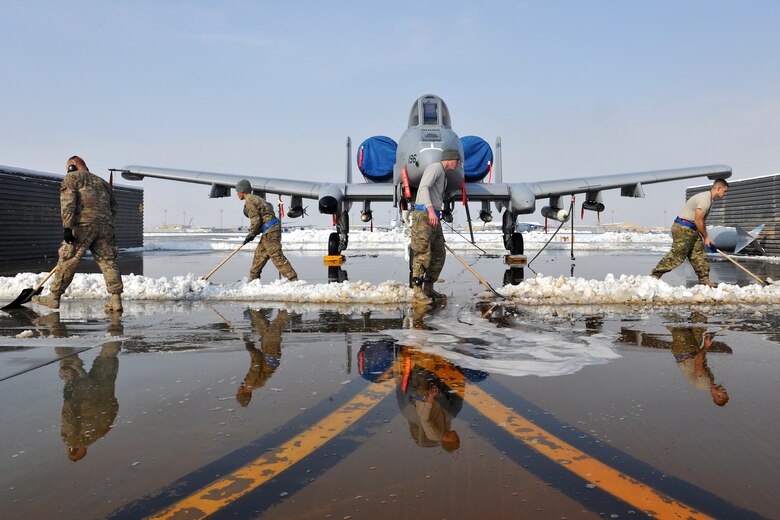 Snow won't stop A-10's > U.S. Air Forces Central > News