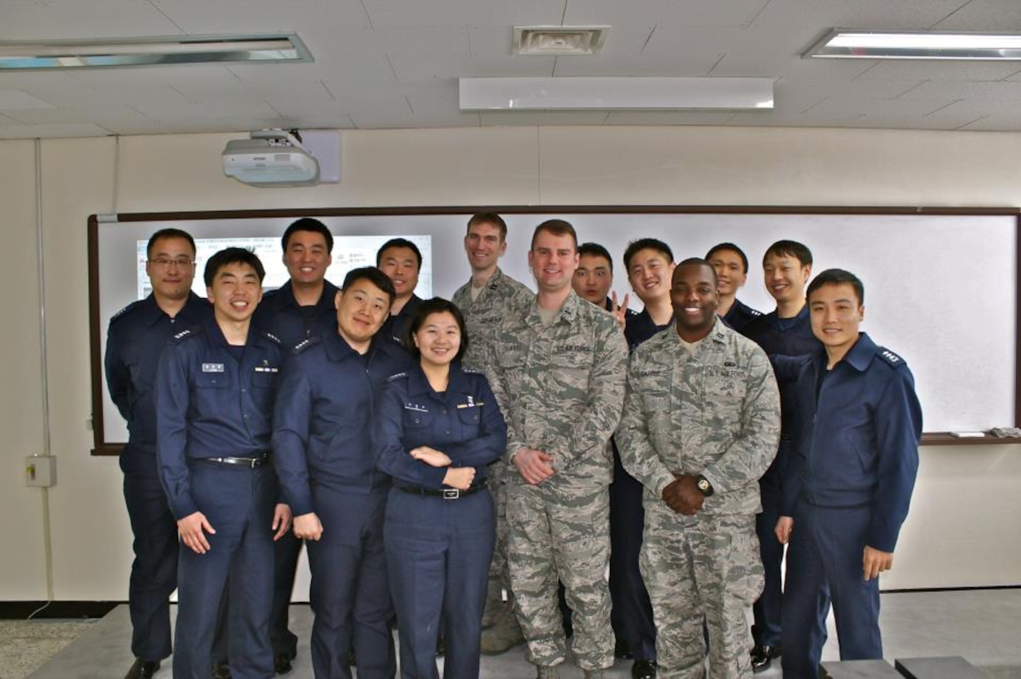 Osan Company Grade Officer Council Visits ROKAF Squadron Officer School ...