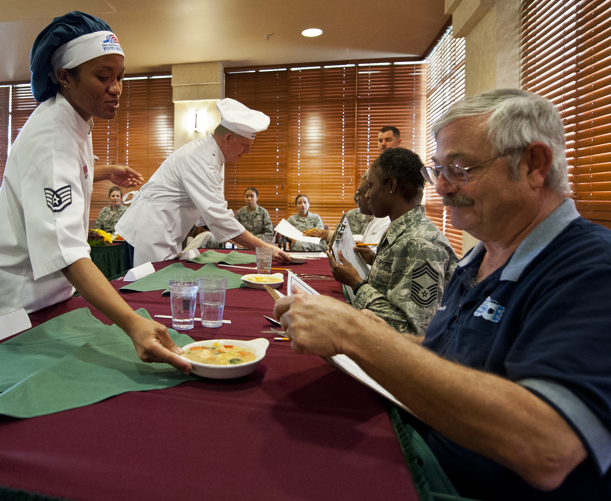Airmen team with base leadership for cooking contest > Eglin Air Force ...