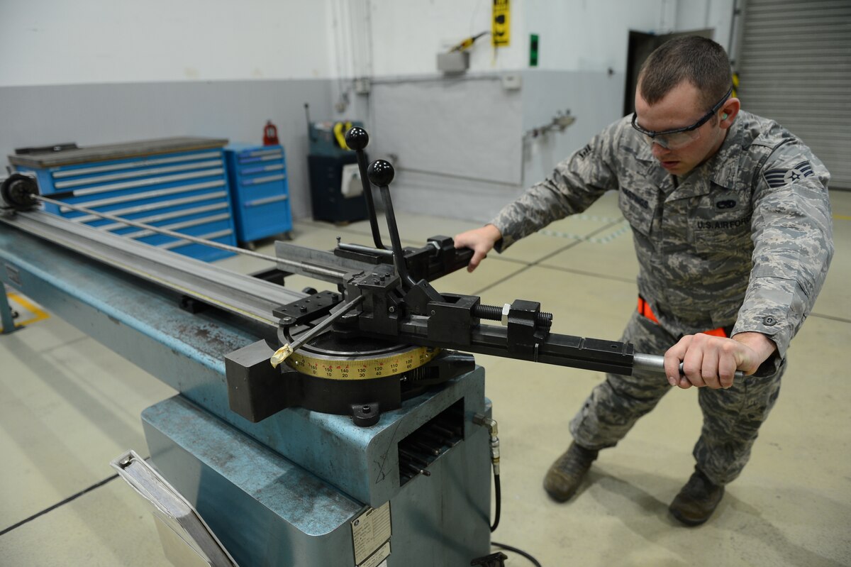 Fabrication flight supplies aircraft with new parts > Spangdahlem Air ...